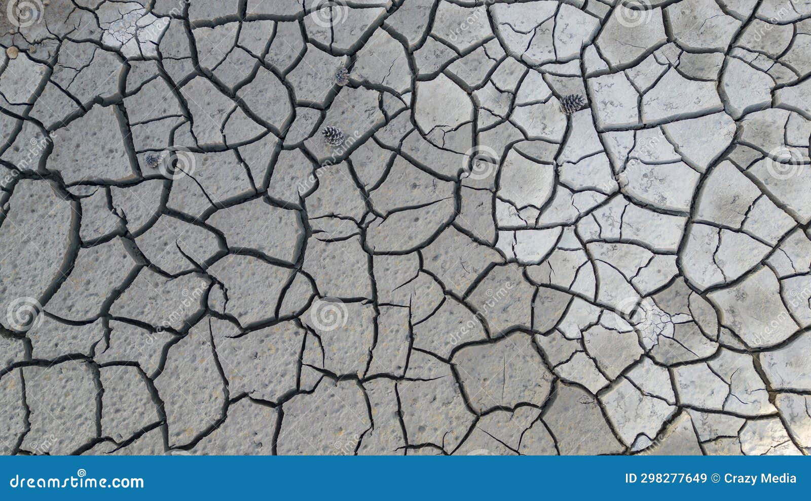 Obvious Signs of Dehydration in the Soil, Cracks and Patterns Stock ...