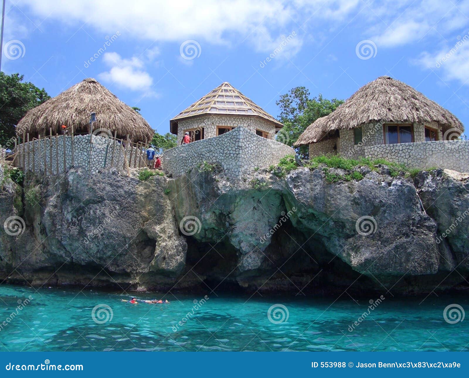 Océano de la turquesa foto de archivo. Imagen de caribe - 553988