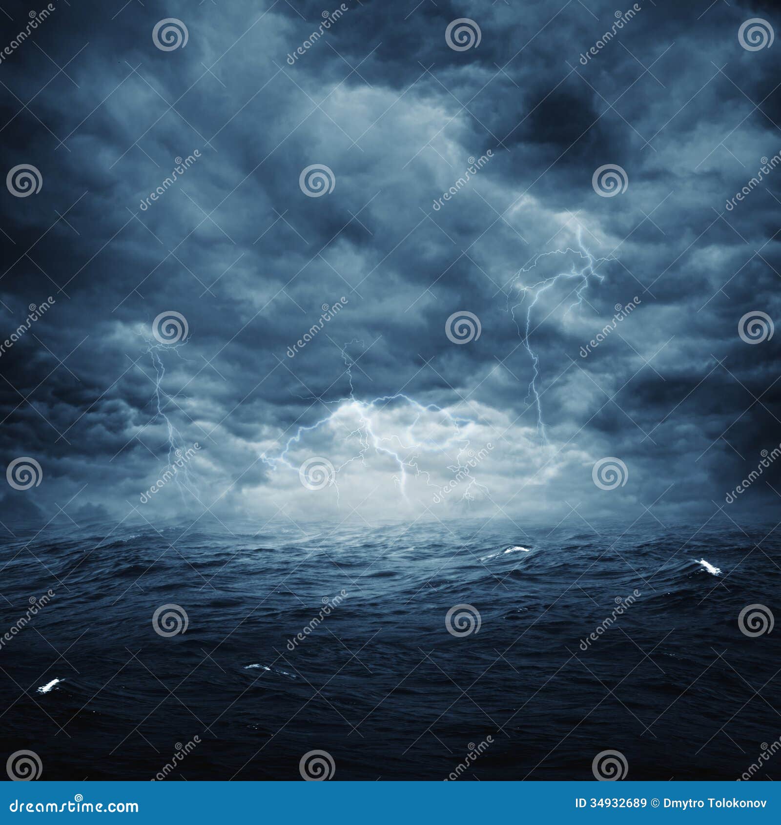 Océano tempestuoso imagen de archivo. Imagen de flujo - 34932689
