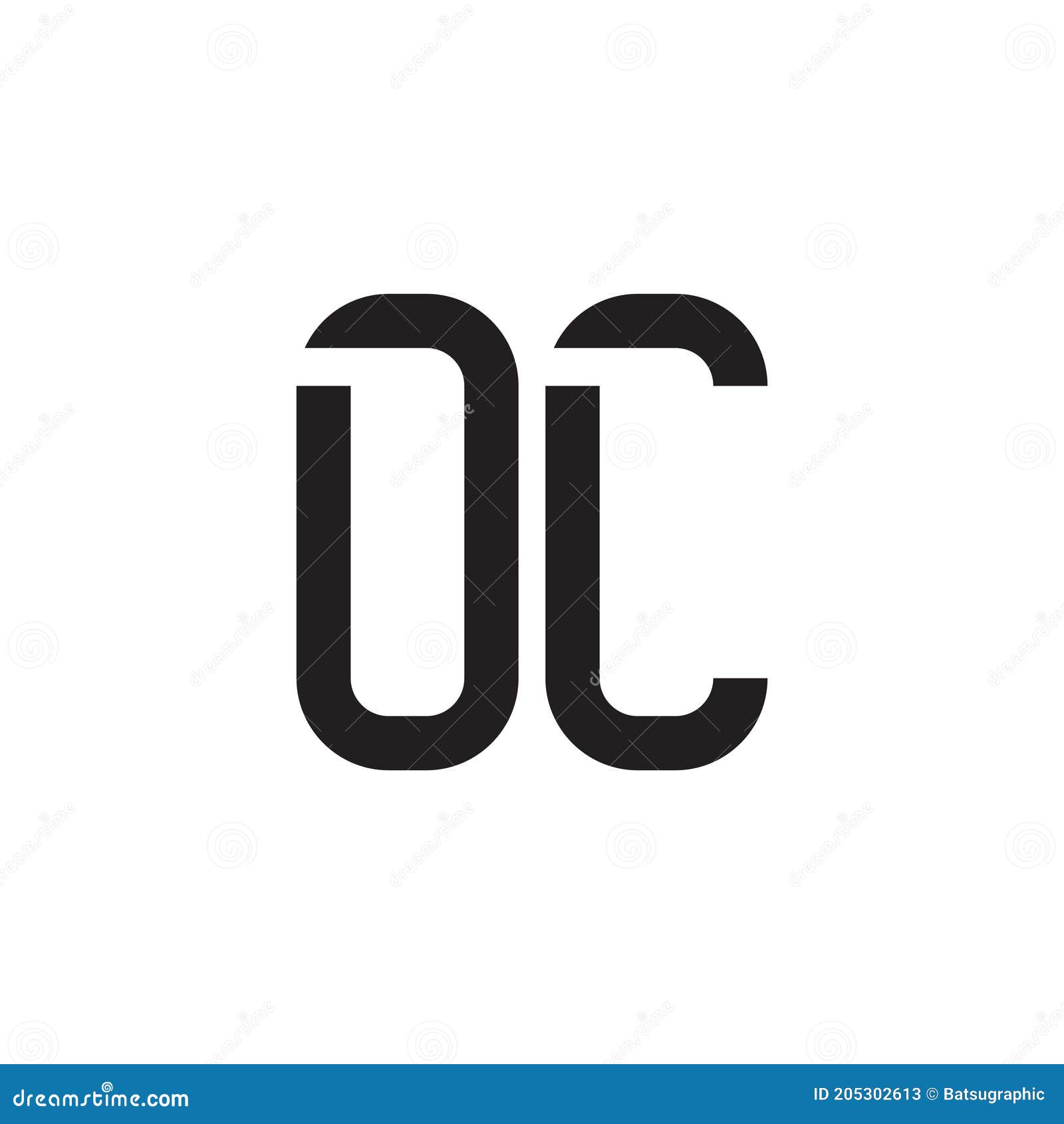 Oc Initial Letter Vector Logo Icon Stock Vector - Illustration of ...