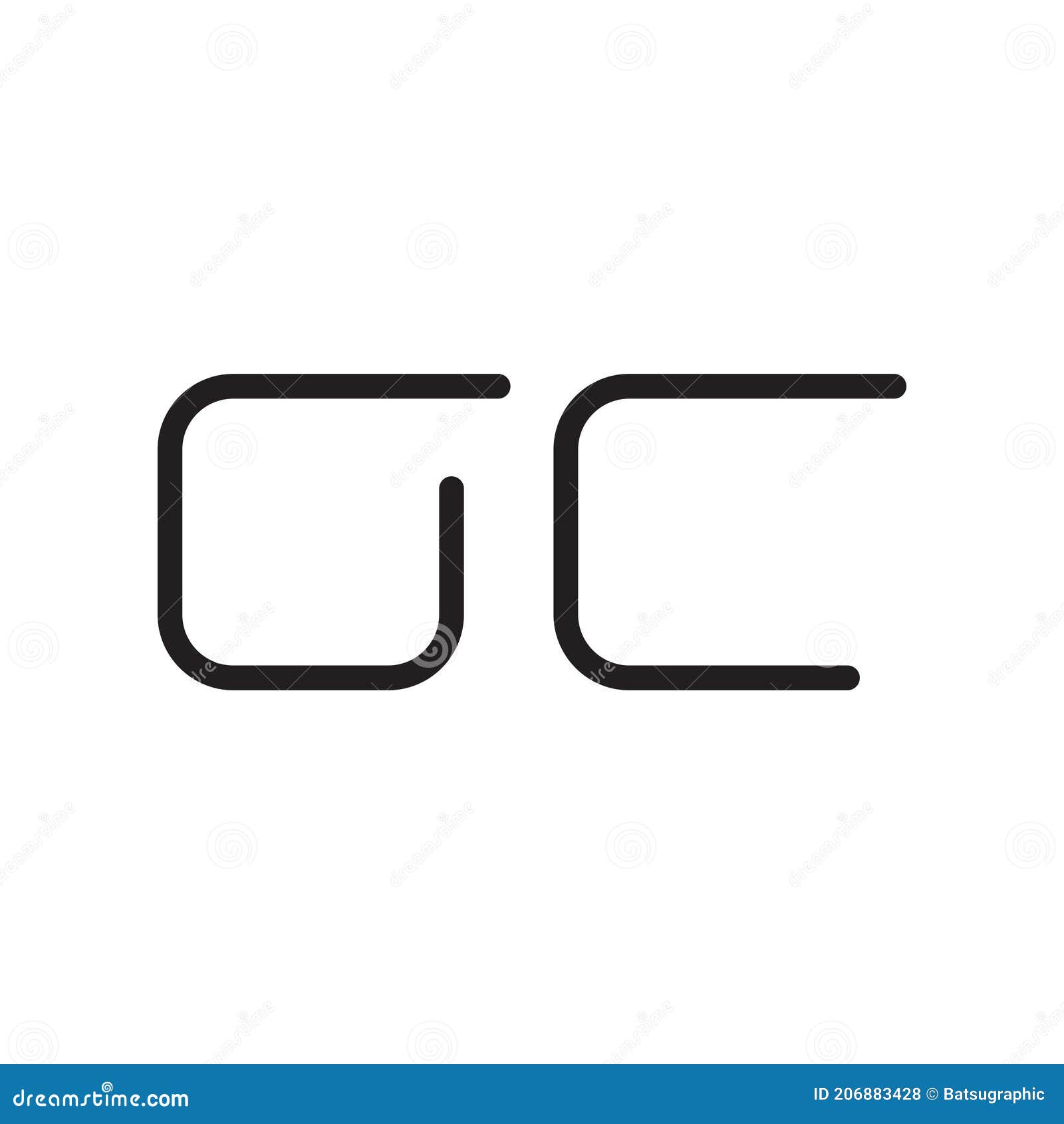 Oc Initial Letter Vector Logo Icon Stock Vector - Illustration of ...