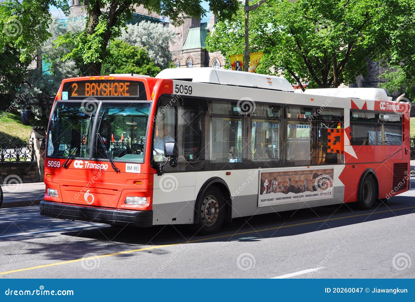 OC Transpo Bus in Downtown Ottawa Editorial Photography - Image of ...
