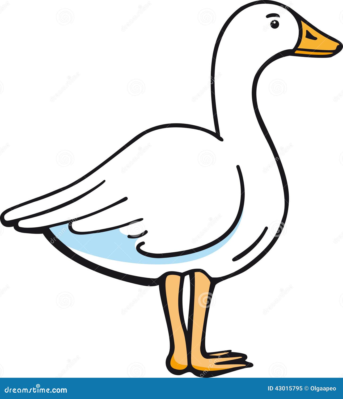 Oca illustrazione vettoriale. Illustrazione di domestico - 43015795