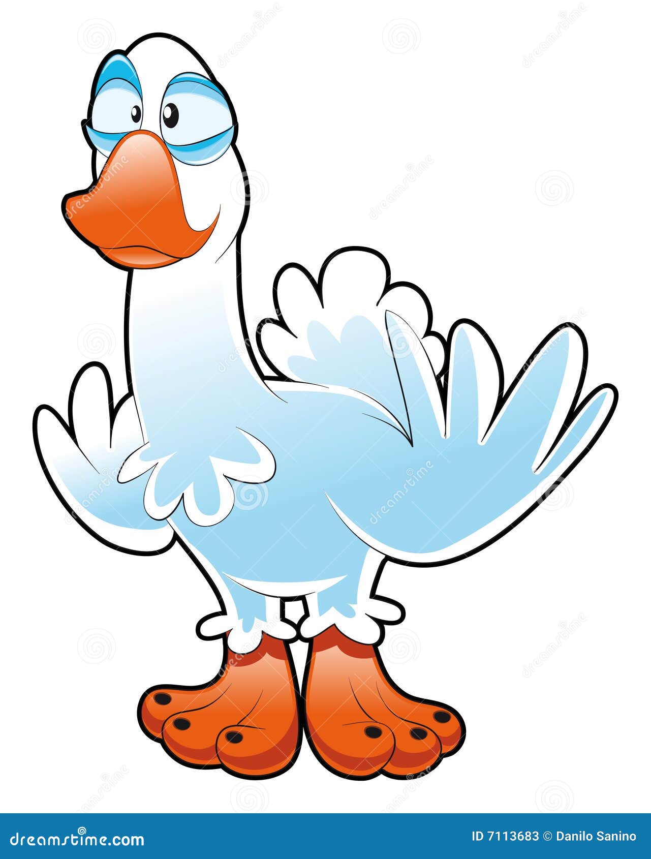 Oca del bambino illustrazione vettoriale. Illustrazione di bambino ...