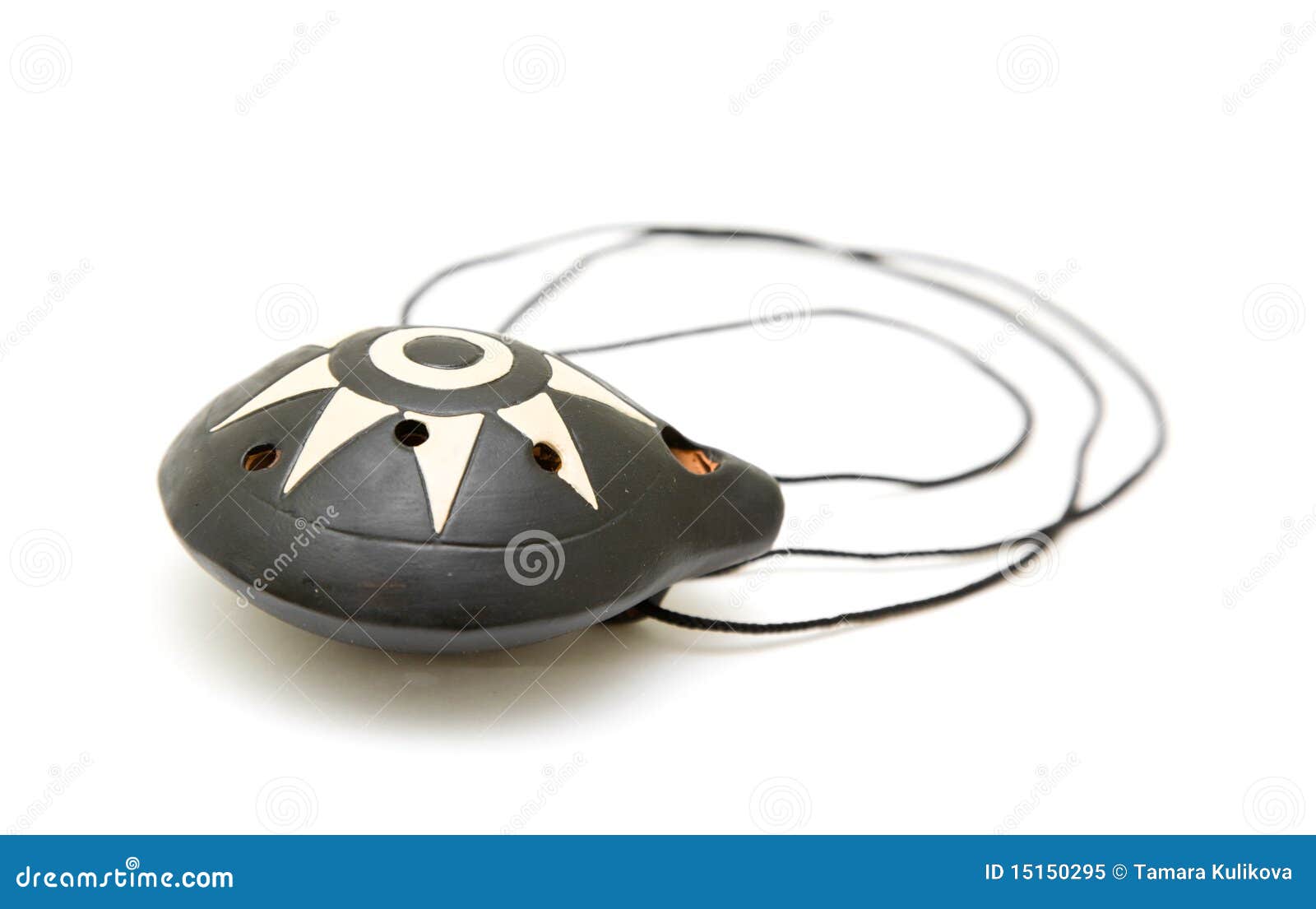 Ocarina stock image. Image of wind, clay, white, instrument - 15150295