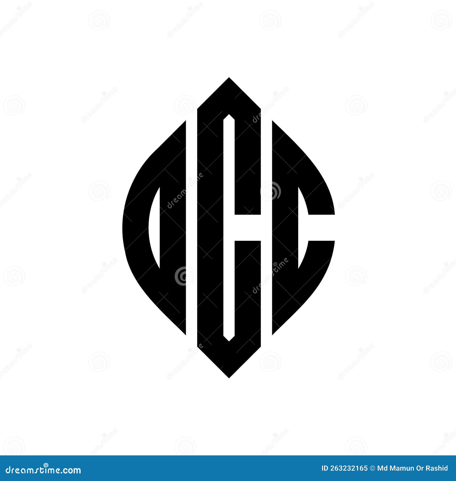 OCC Circle Letter Logo Design with Circle and Ellipse Shape. OCC ...