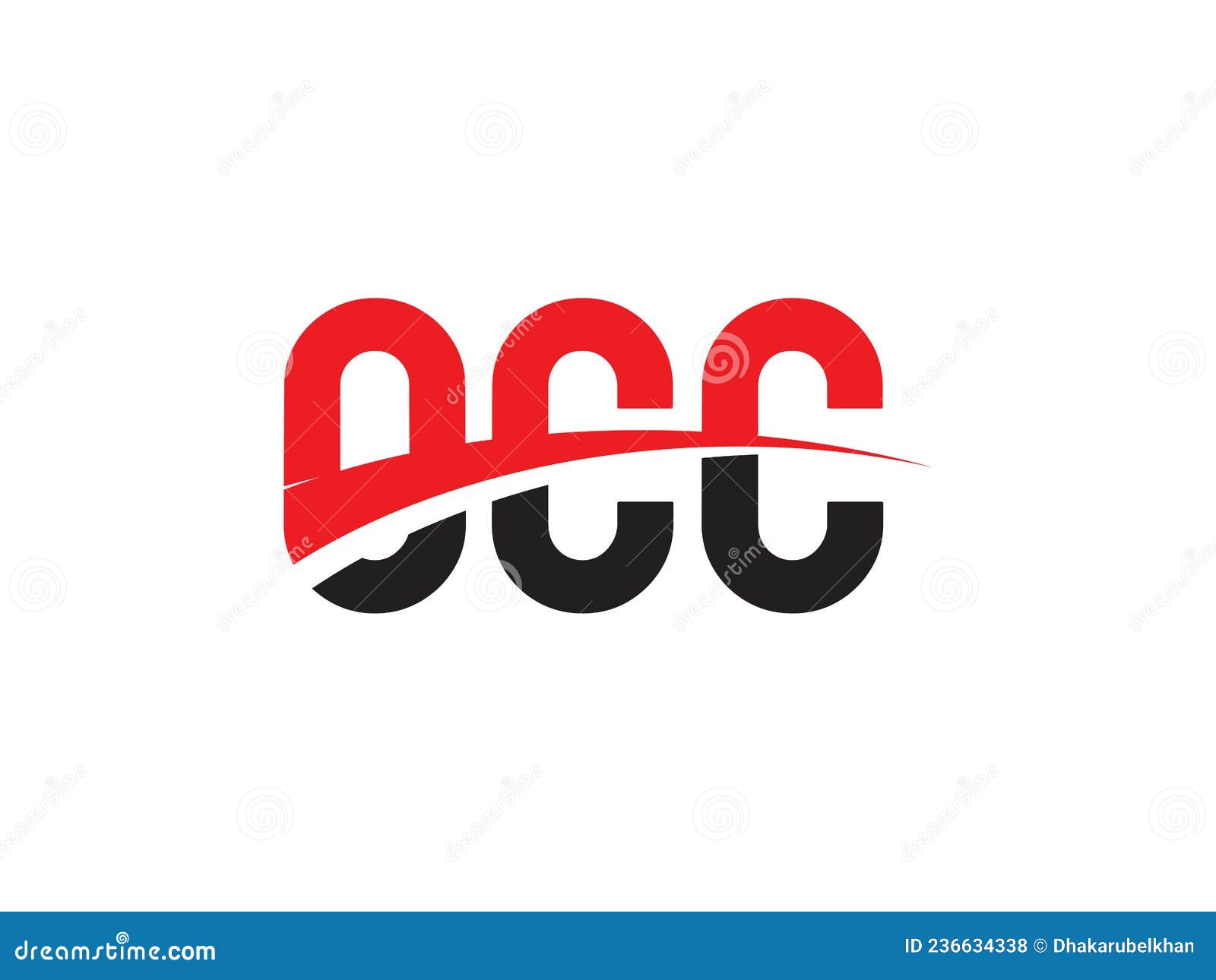 OCC Letter Initial Logo Design Vector Illustration Stock Vector ...