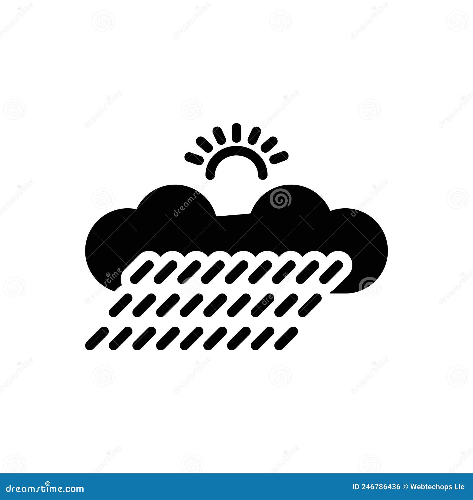 Black Solid Icon for Occasional, Relevant and Episodic Stock Vector ...