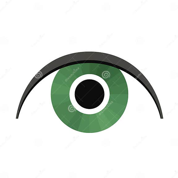 Occhio stilizzato illustrazione vettoriale. Illustrazione di bellezza ...