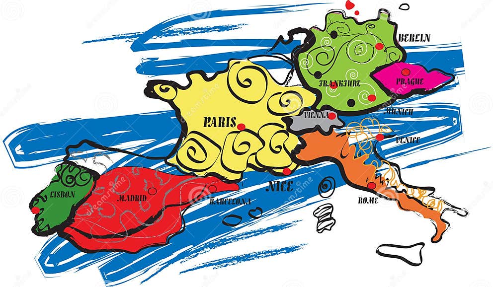 The Occident stock vector. Illustration of nice, symbols - 7873650