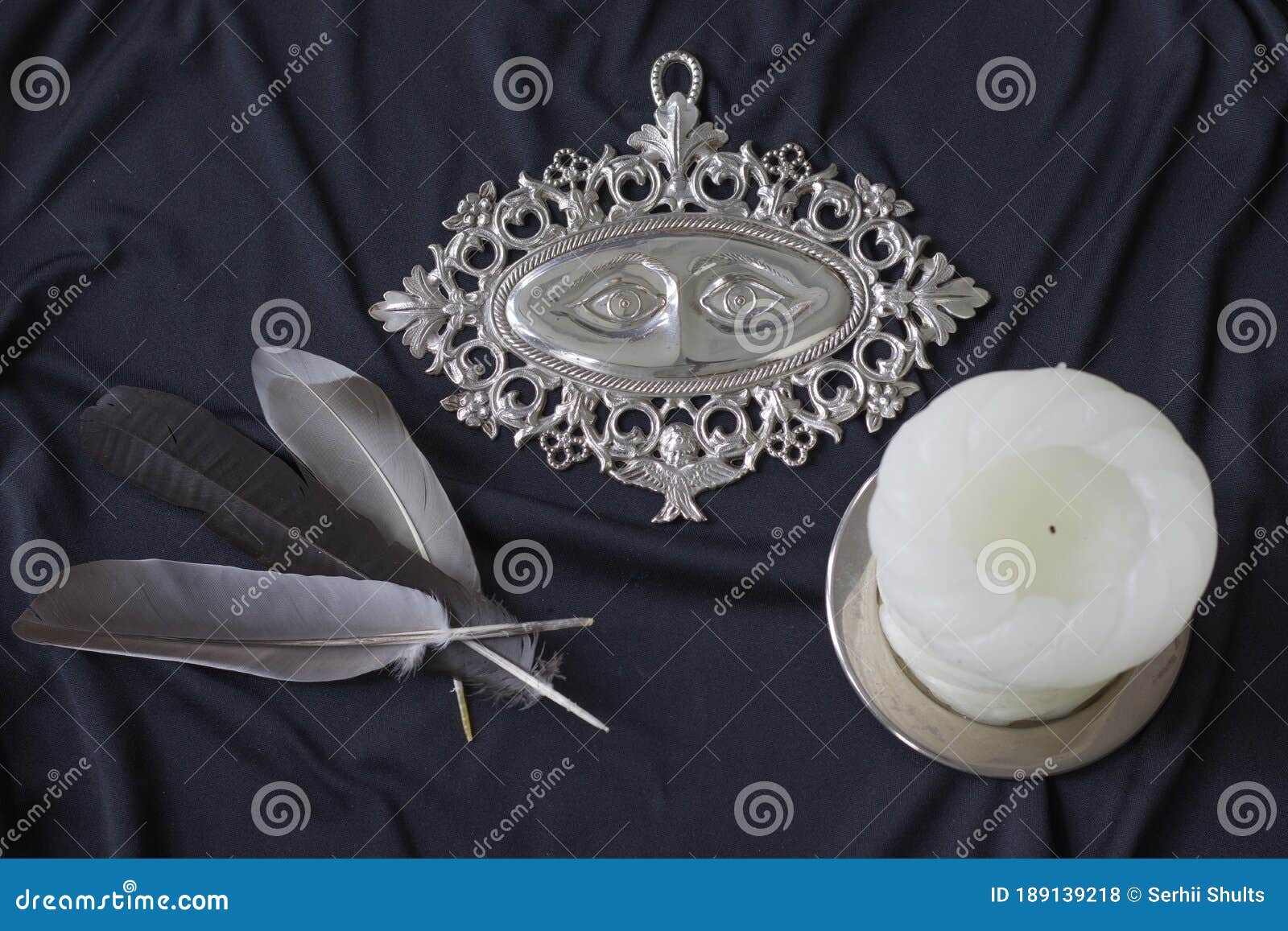 Occultism symbolic objects stock photo. Image of colorful - 189139218