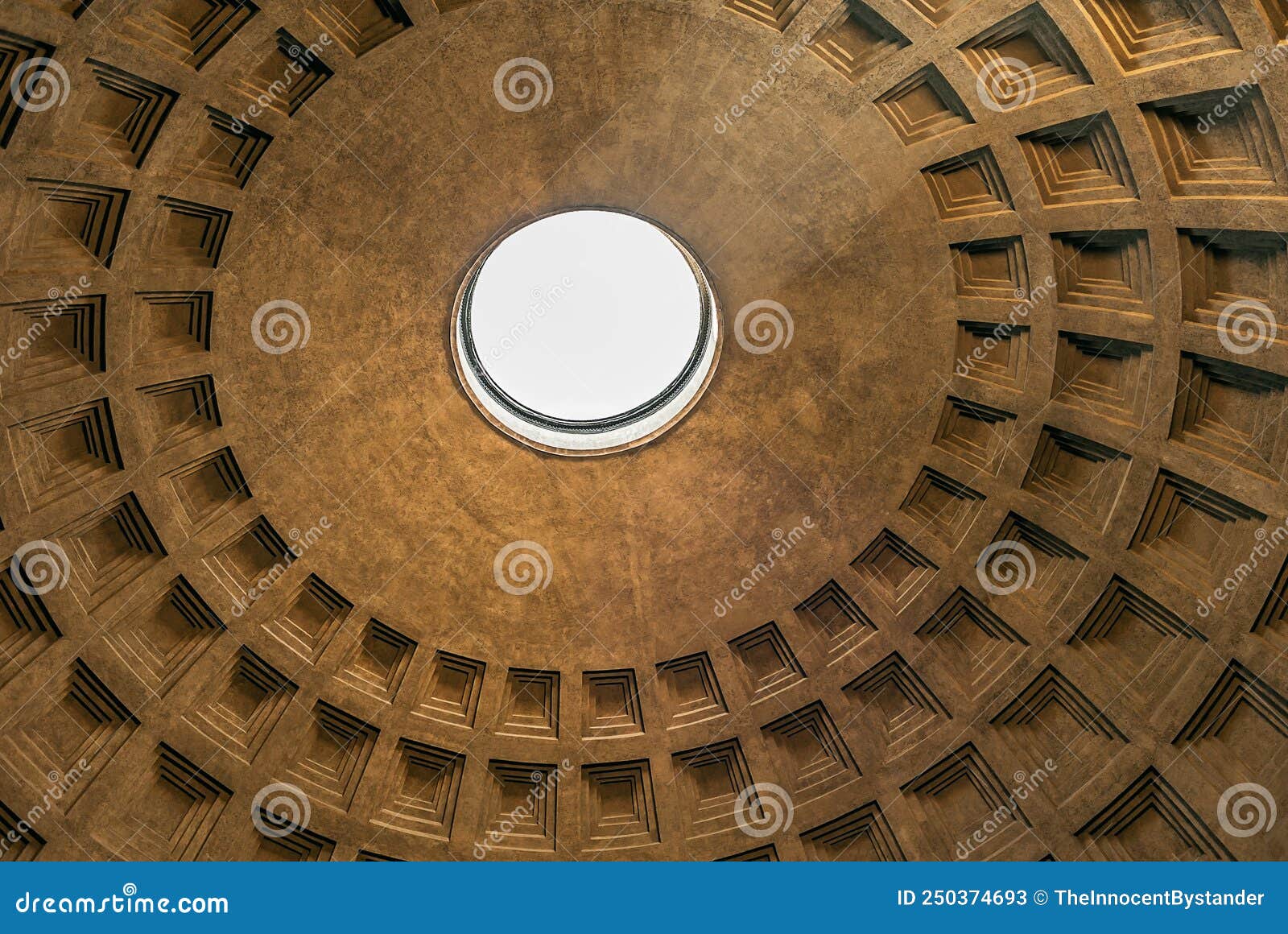 Rome - Occulus of the Pantheon Editorial Stock Photo - Image of ancient ...