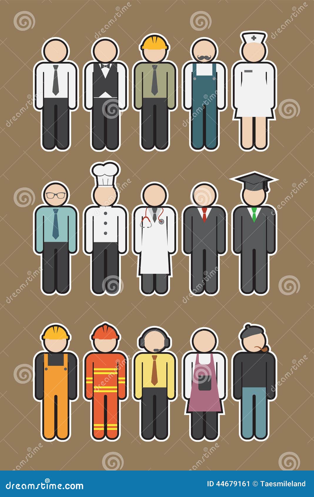 Occupation icon stock vector. Illustration of cook, manager - 44679161