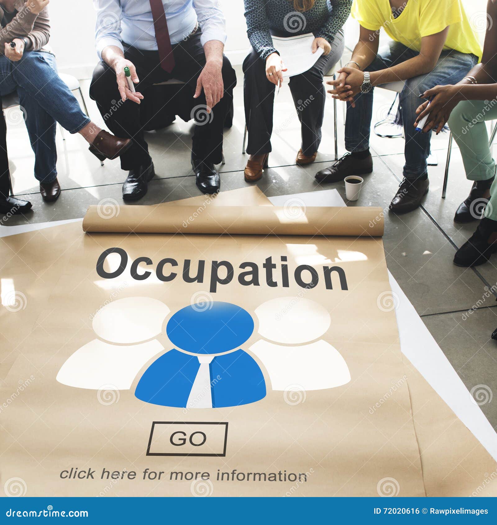 Occupation Job Work Career Profession Occupational Concept Stock Photo ...
