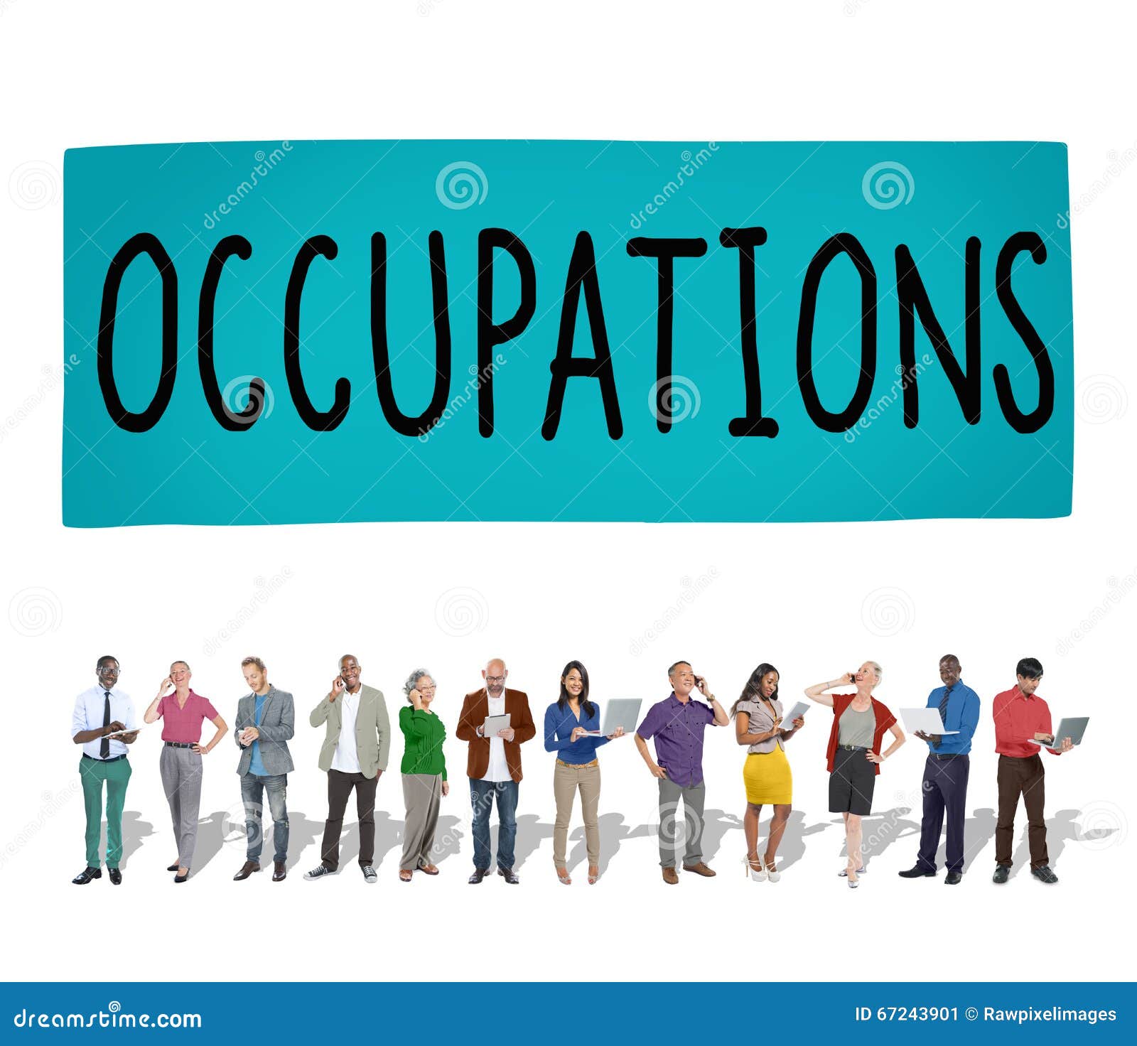 Occupations Concept stock image. Image of diversity, expertise - 67243901