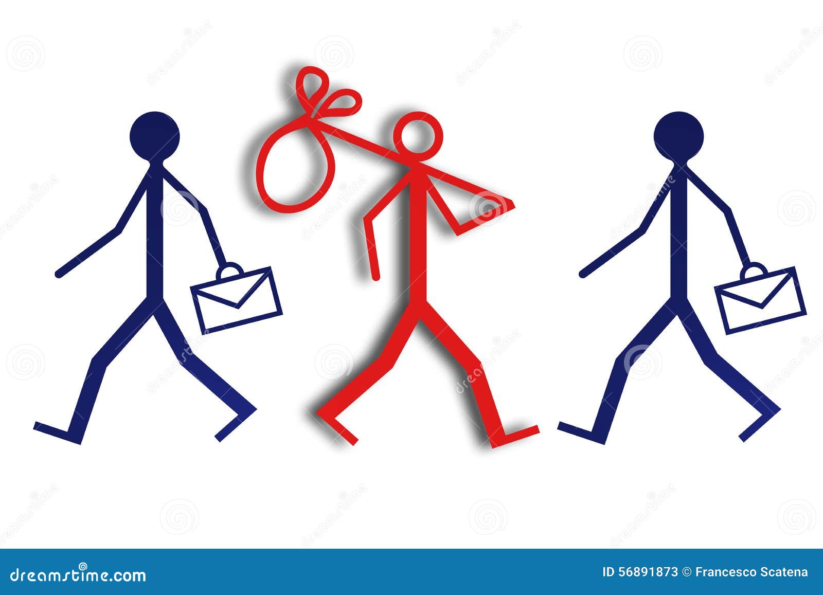 Occupazione E Disoccupazione Illustrazione di Stock - Illustrazione di ...