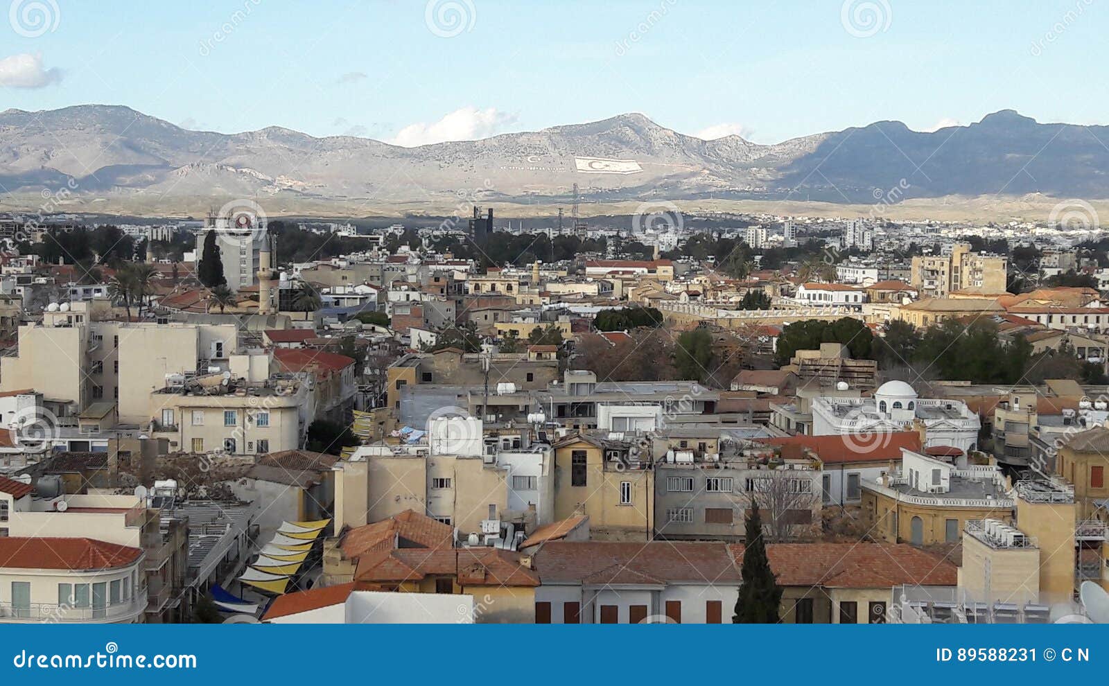 Occupied North Cyprus stock image. Image of illegally - 89588231