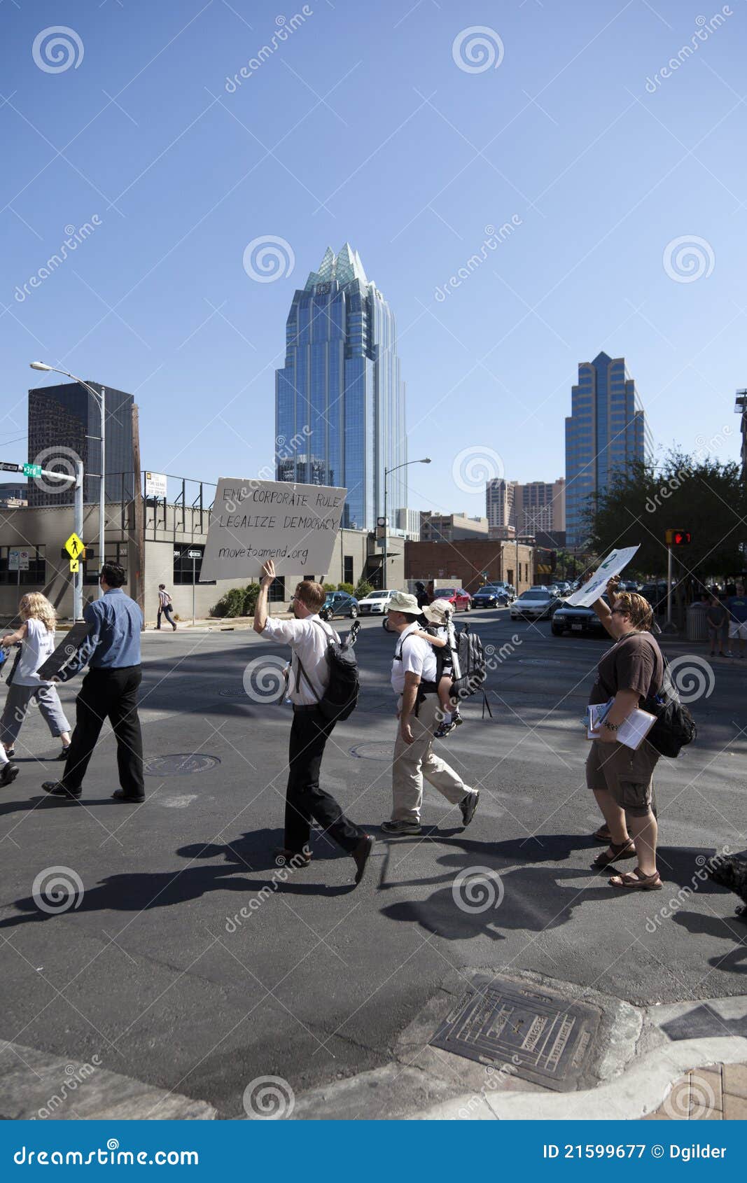Occupy Austin - October 15 Protest March Editorial Photography - Image ...