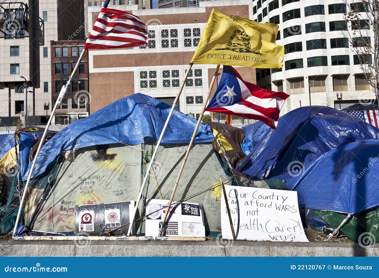 Occupy Boston editorial photography. Image of dispute - 22120767