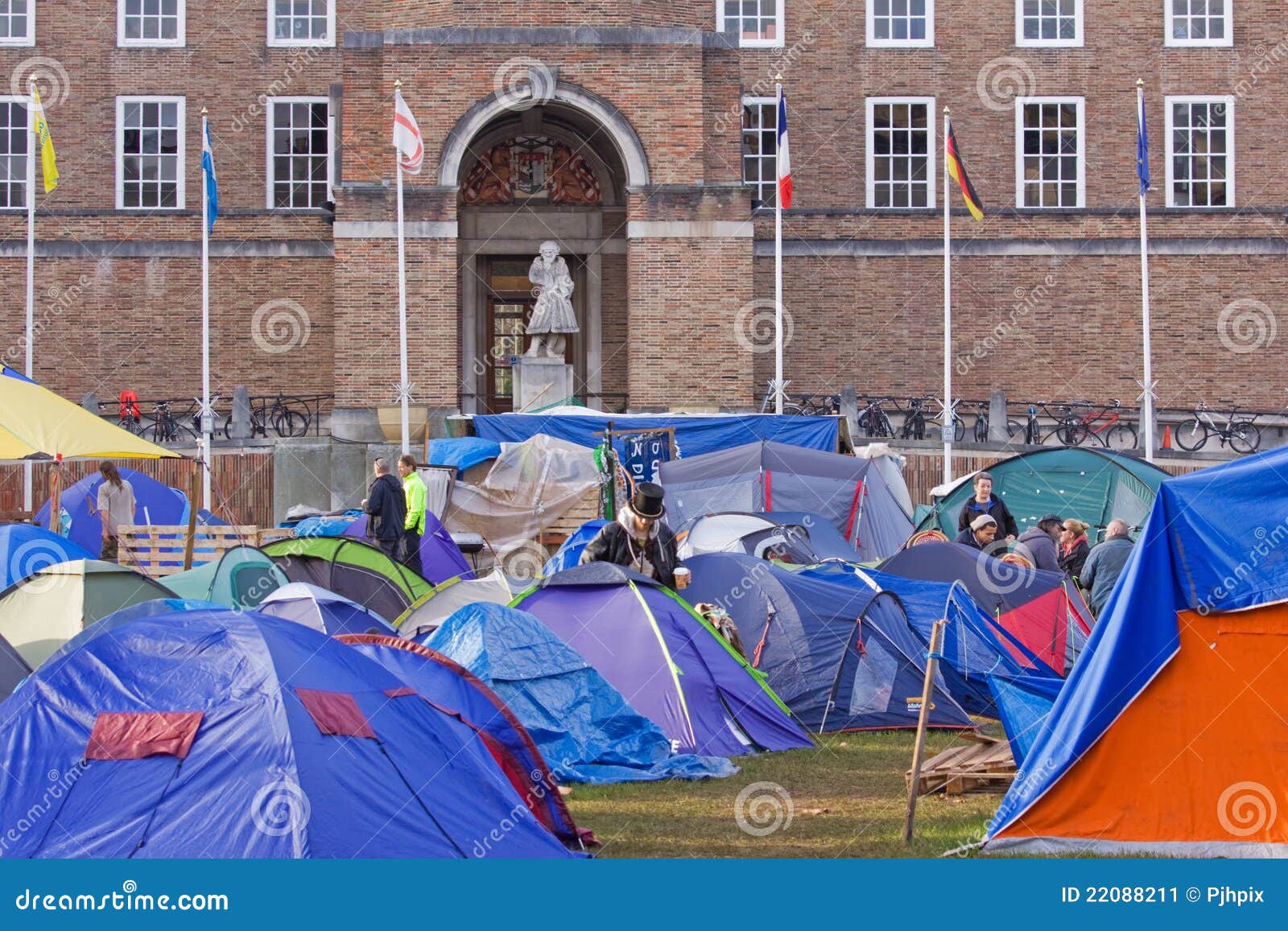 Occupy Bristol Protest Camp Editorial Photo - Image of economy ...