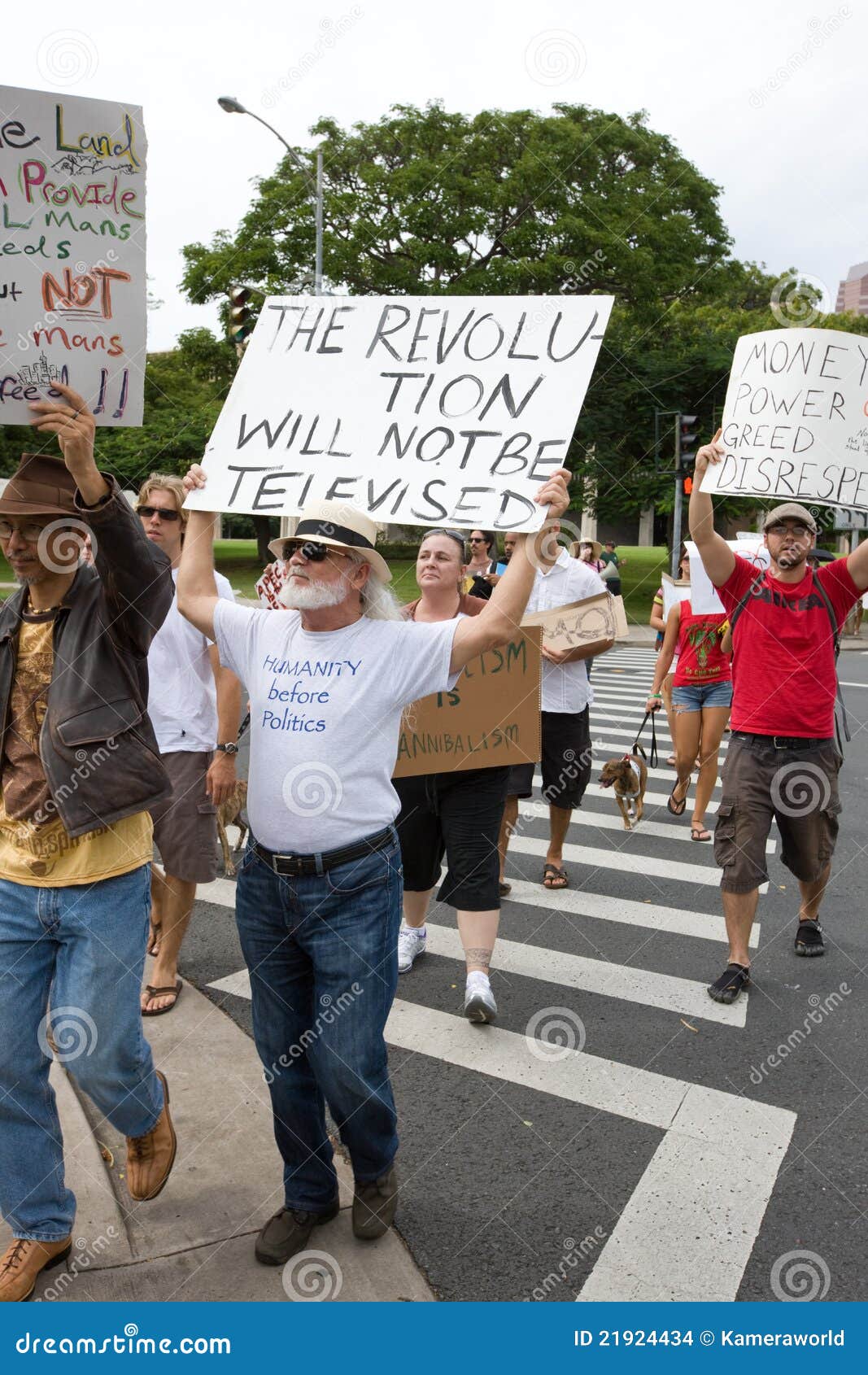 Occupy Honolulu/anti-APEC Protest-37 Editorial Stock Image - Image of ...