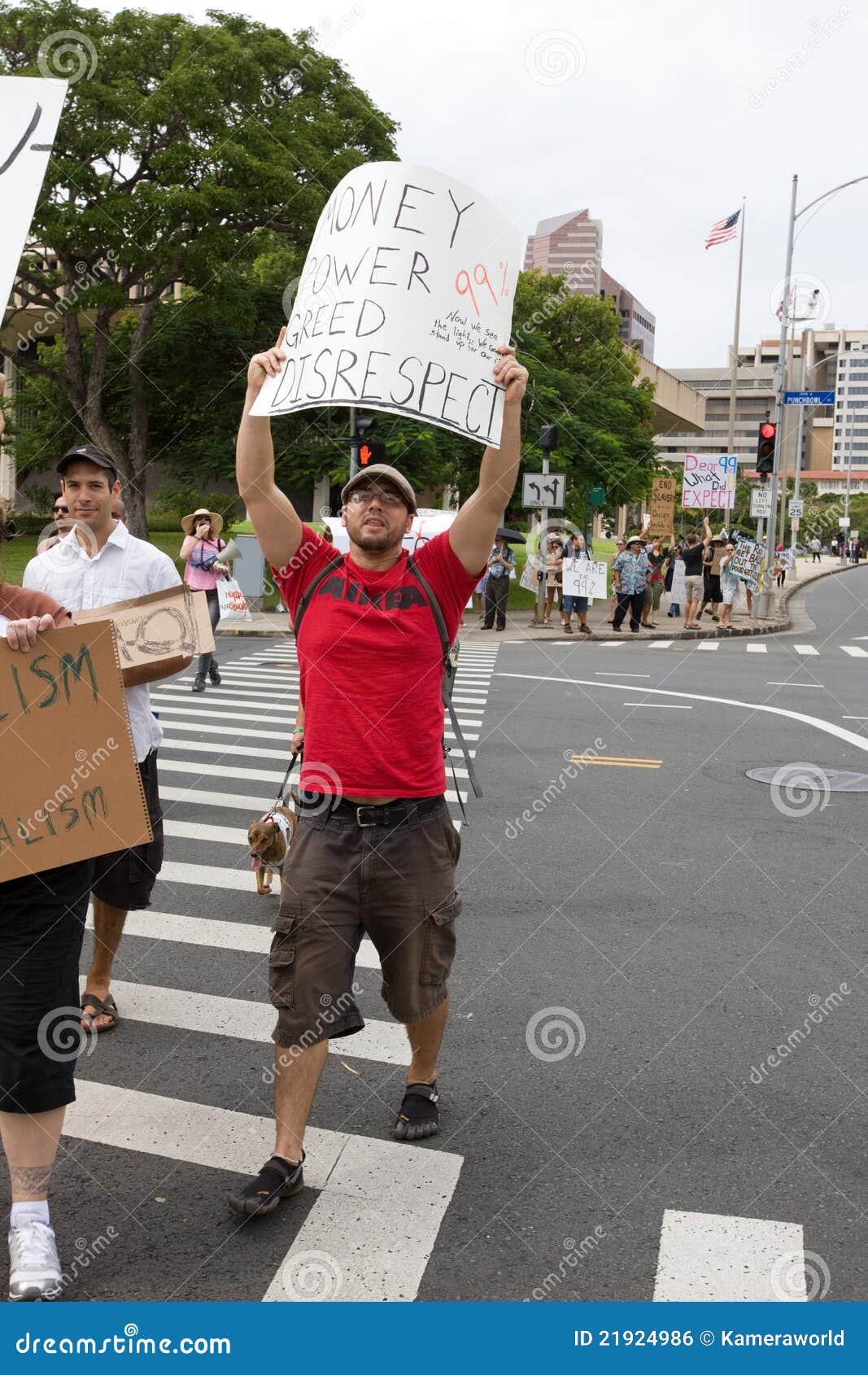 Occupy Honolulu/anti-APEC Protest-38 Editorial Photo - Image of ...
