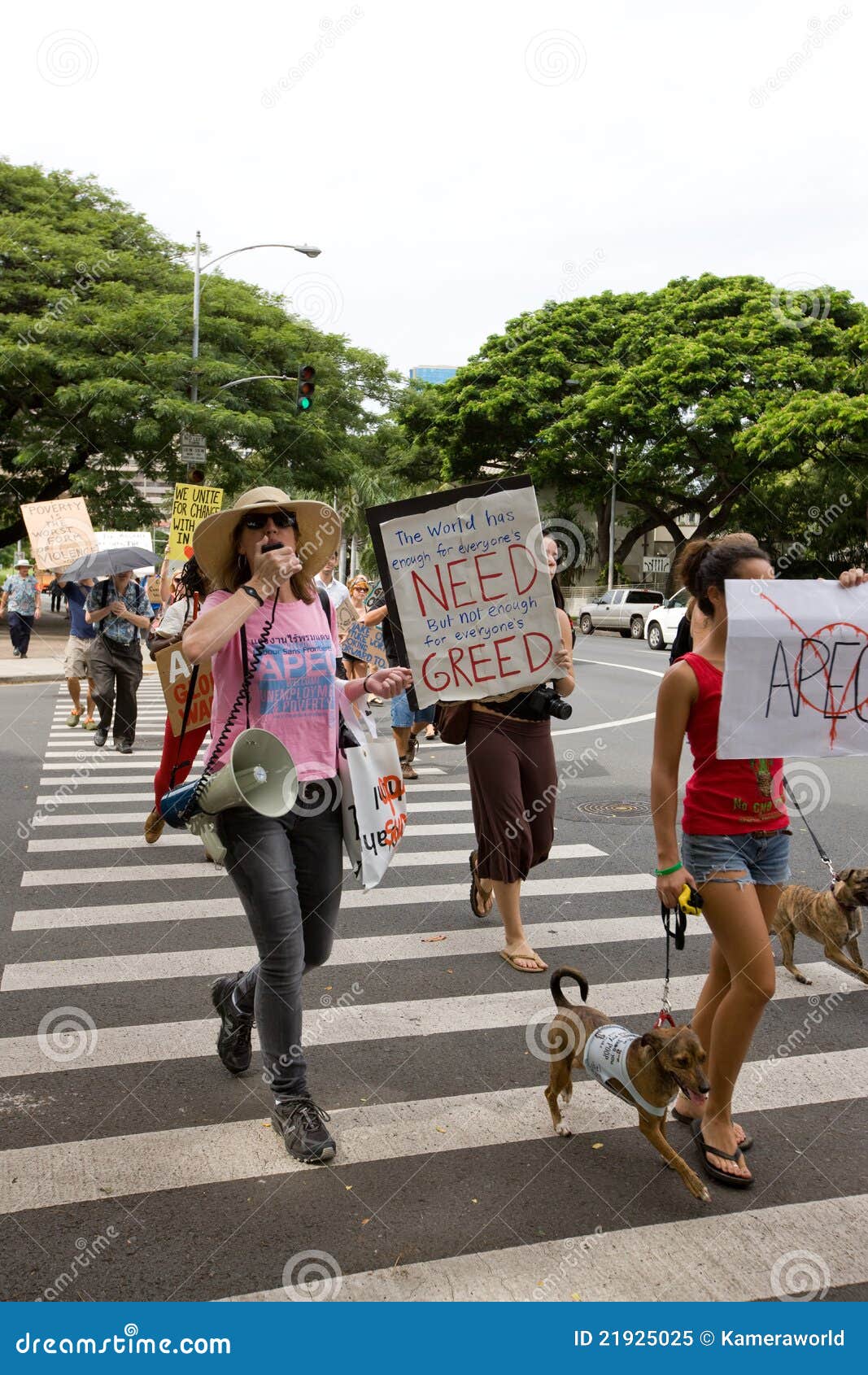 Occupy Honolulu/anti-APEC Protest-49 Editorial Image - Image of occupy ...
