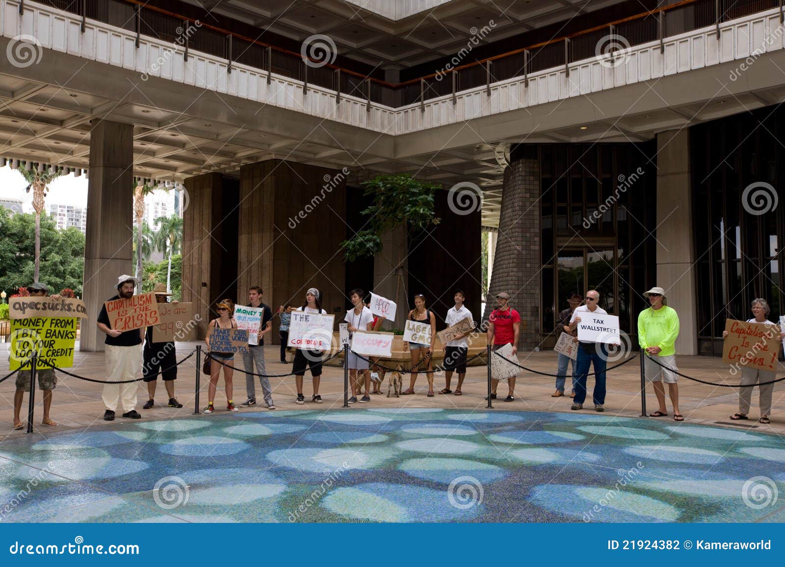 Occupy Honolulu/anti-APEC Protest-6 Editorial Photography - Image of ...
