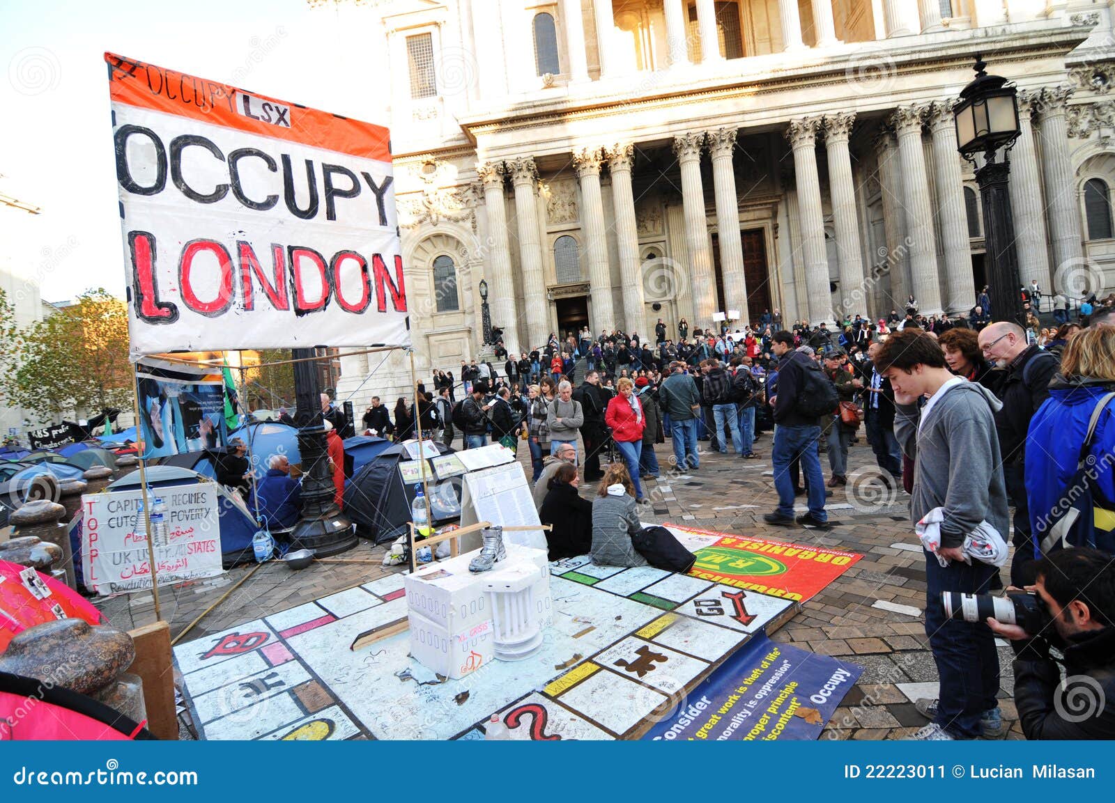Occupy London editorial photo. Image of camp, british - 22223011