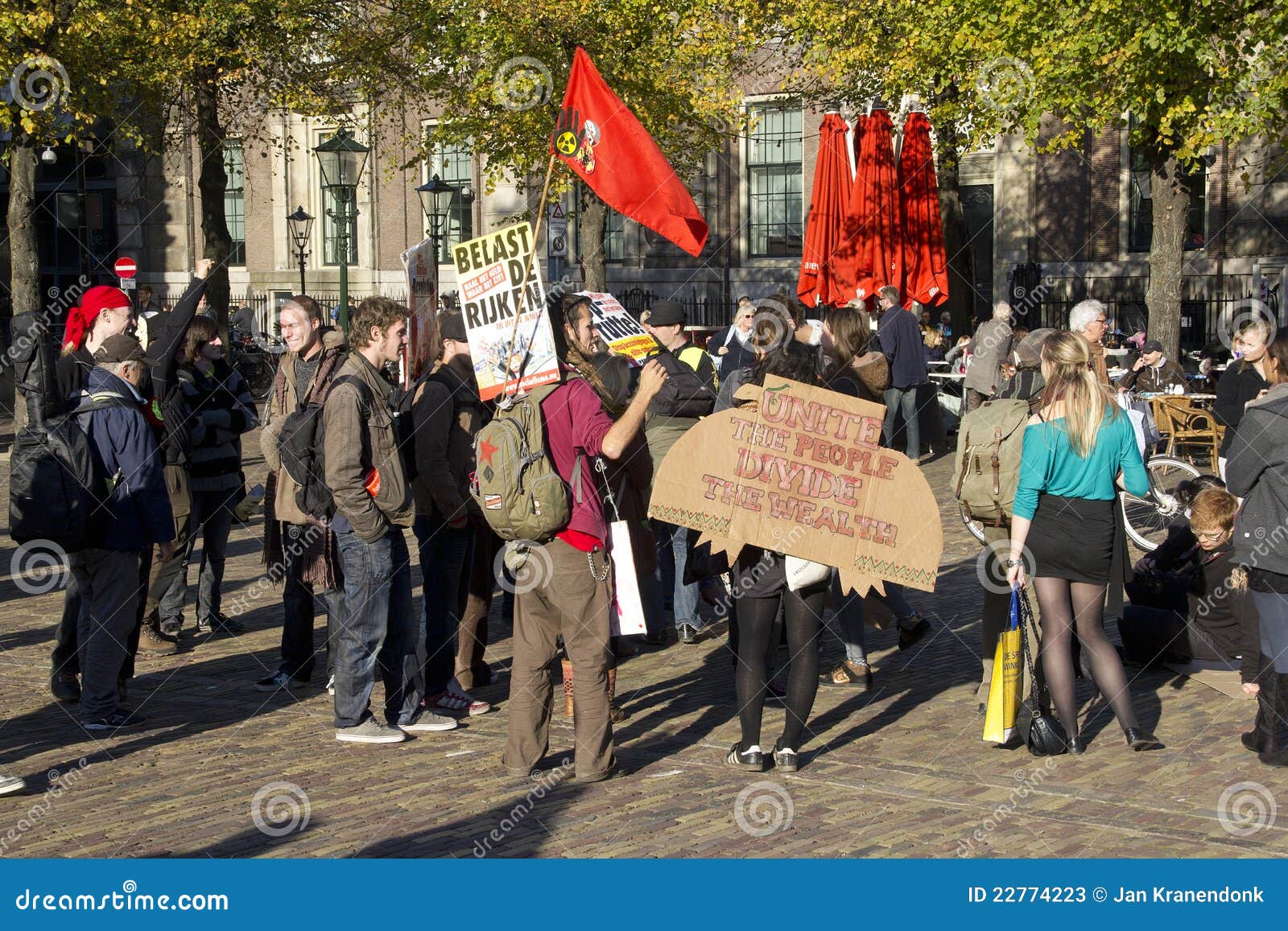 Occupy Movement editorial stock photo. Image of hague - 22774223