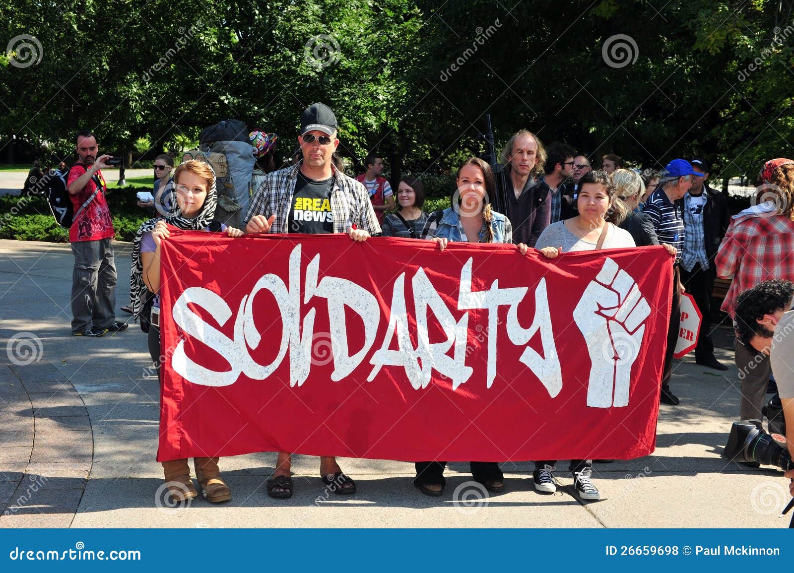 Occupy Protest Anniversary in Ottawa Editorial Stock Photo - Image of ...