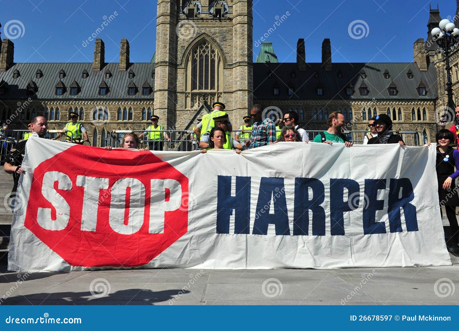 Occupy Protest Anniversary in Ottawa, Canada Editorial Photography ...