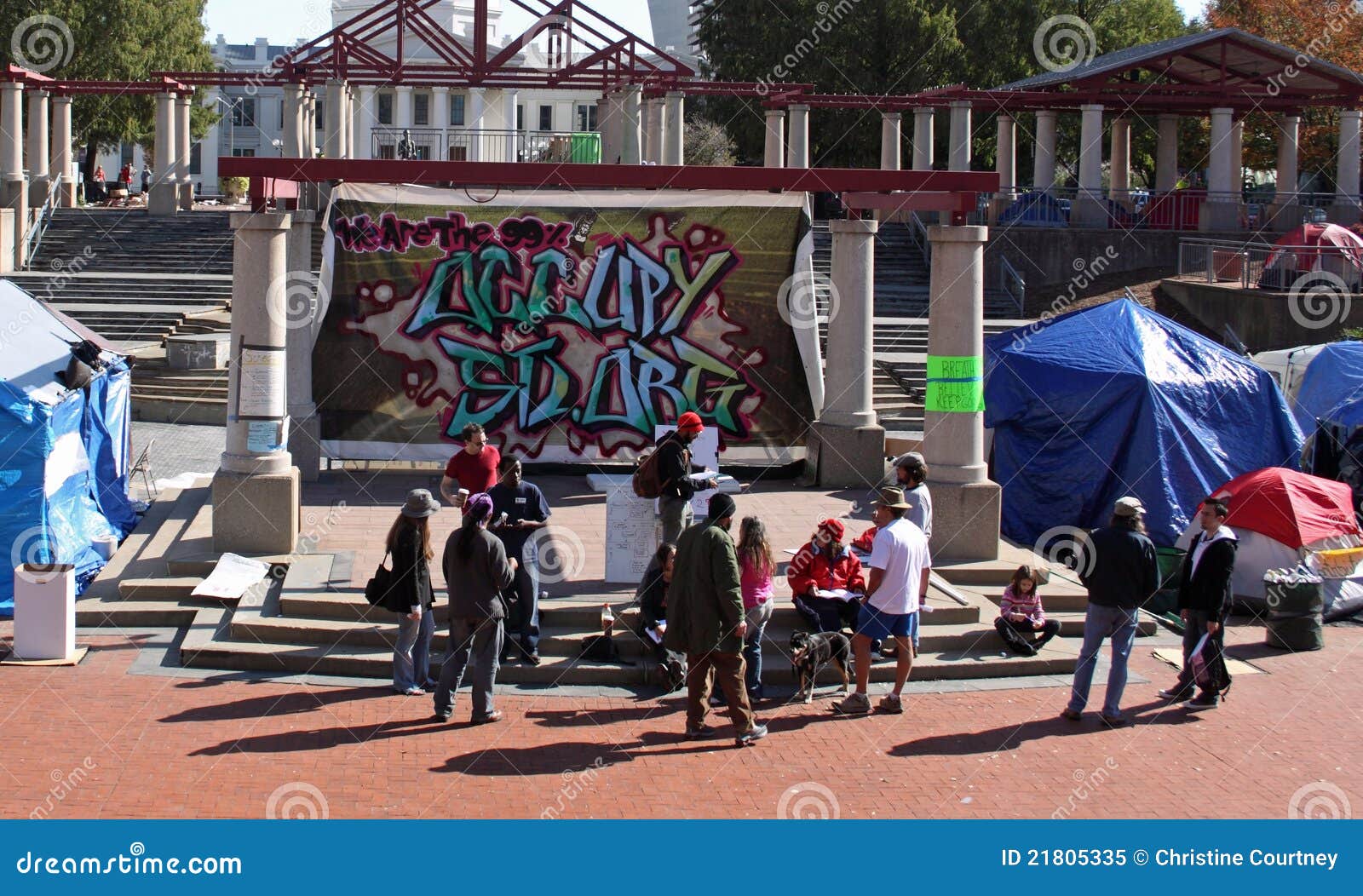 Occupy St. Louis editorial image. Image of demonstration - 21805335