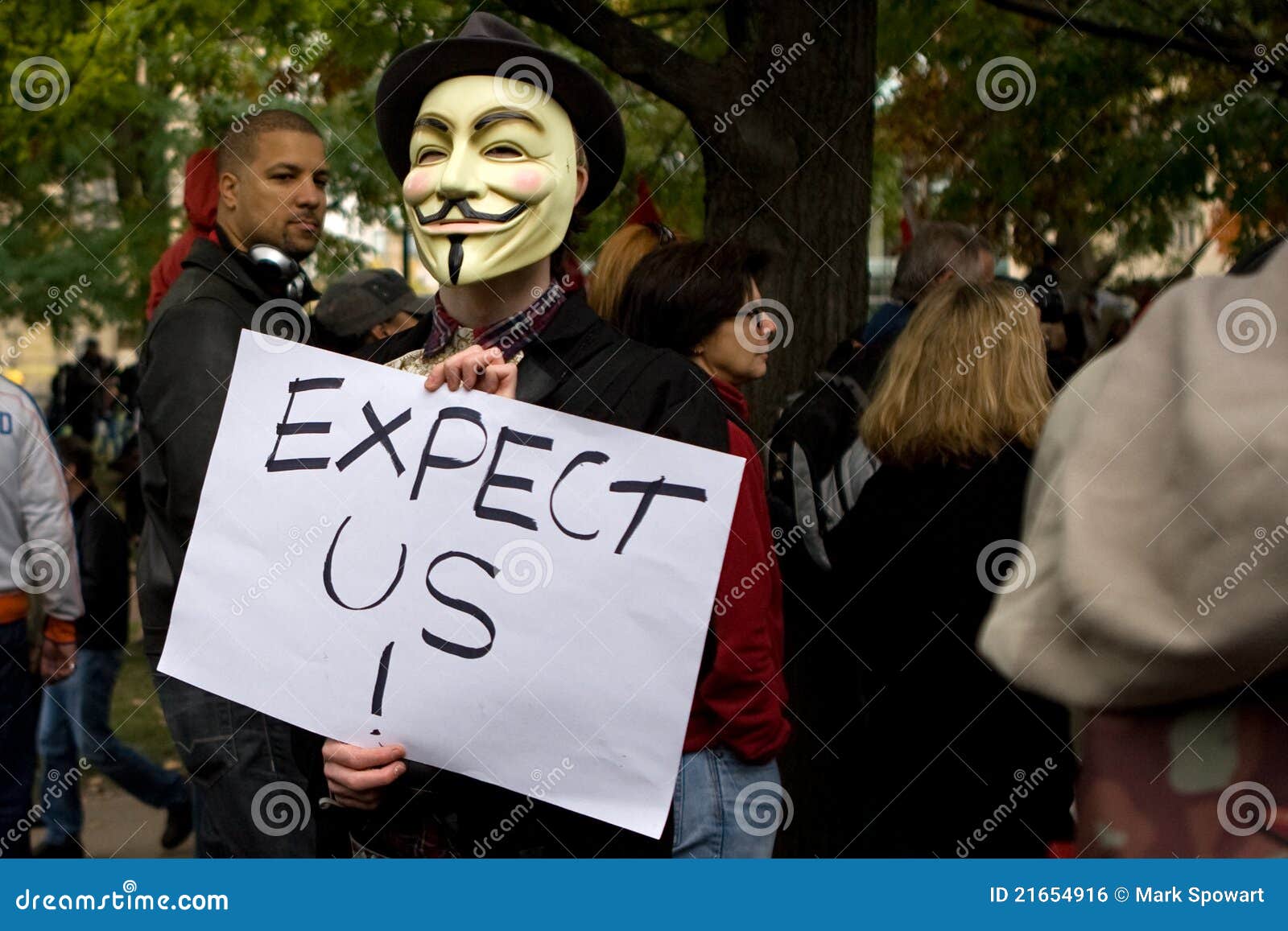 Occupy Toronto editorial photo. Image of protestor, canada - 21654916