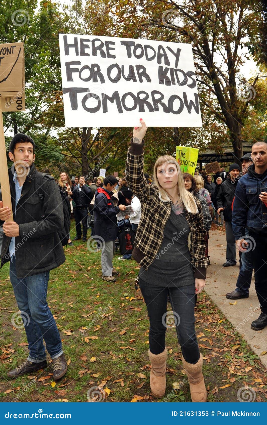 Occupy Toronto - Toronto Version of Occupy Wall St Editorial Stock ...