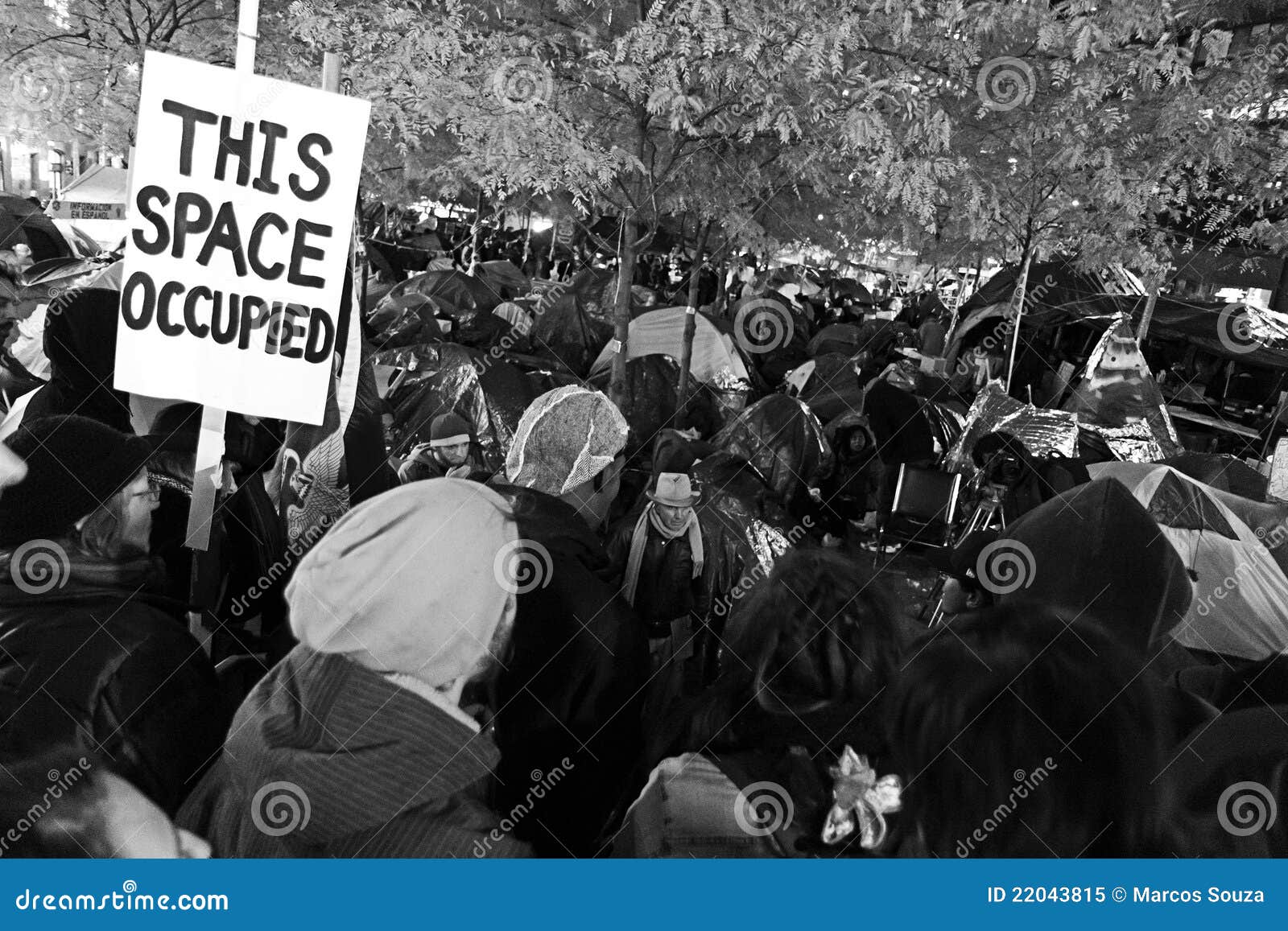 Occupy Wall Street editorial image. Image of crowd, movement - 22043815