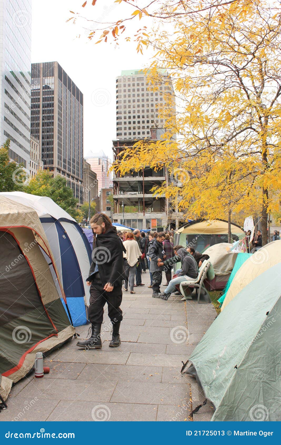 Occupy Wall Street in Montreal (Quebec Canada) Editorial Stock Photo ...