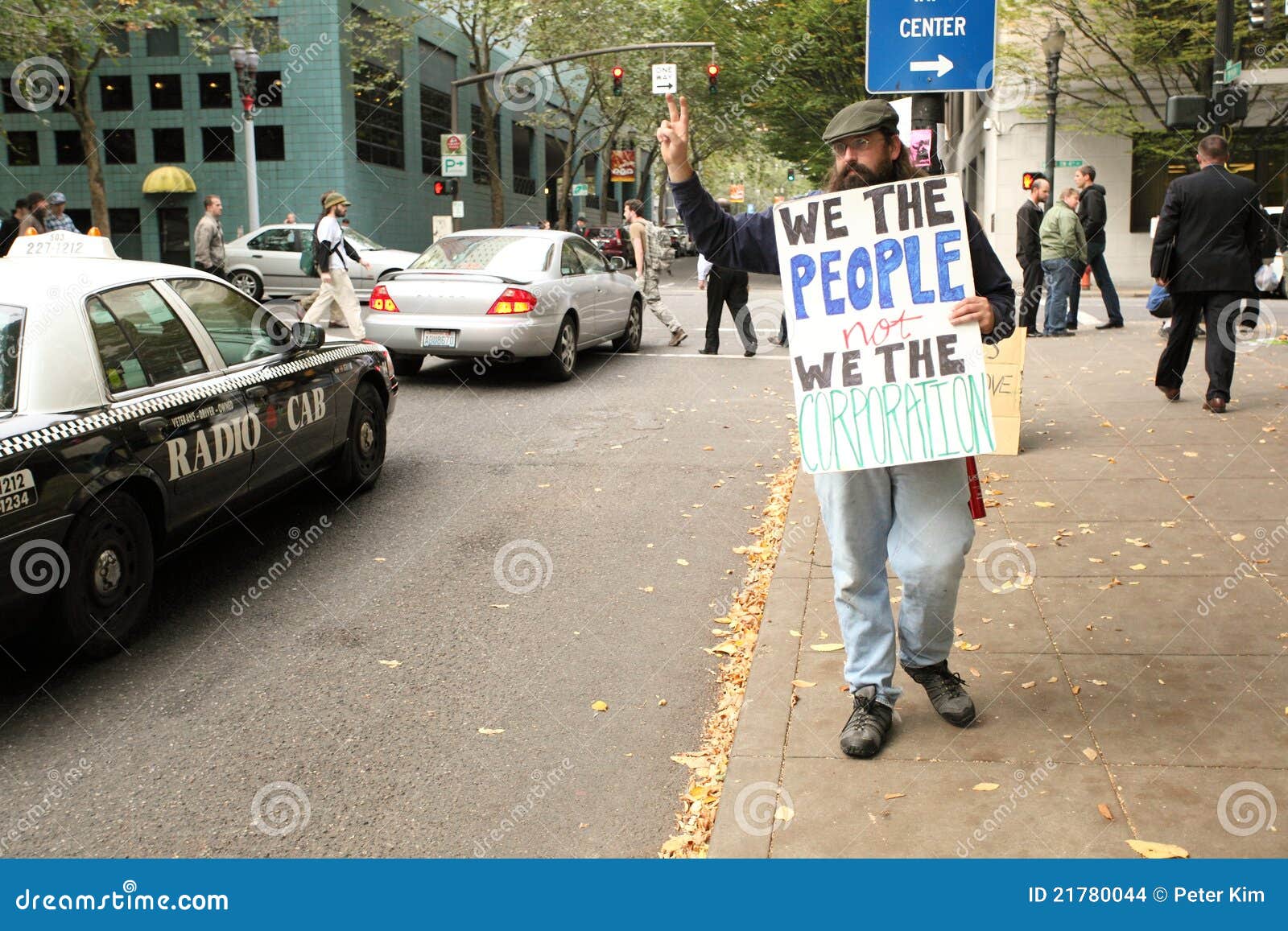 Occupy Wall Street in Portland Editorial Stock Image - Image of upset ...