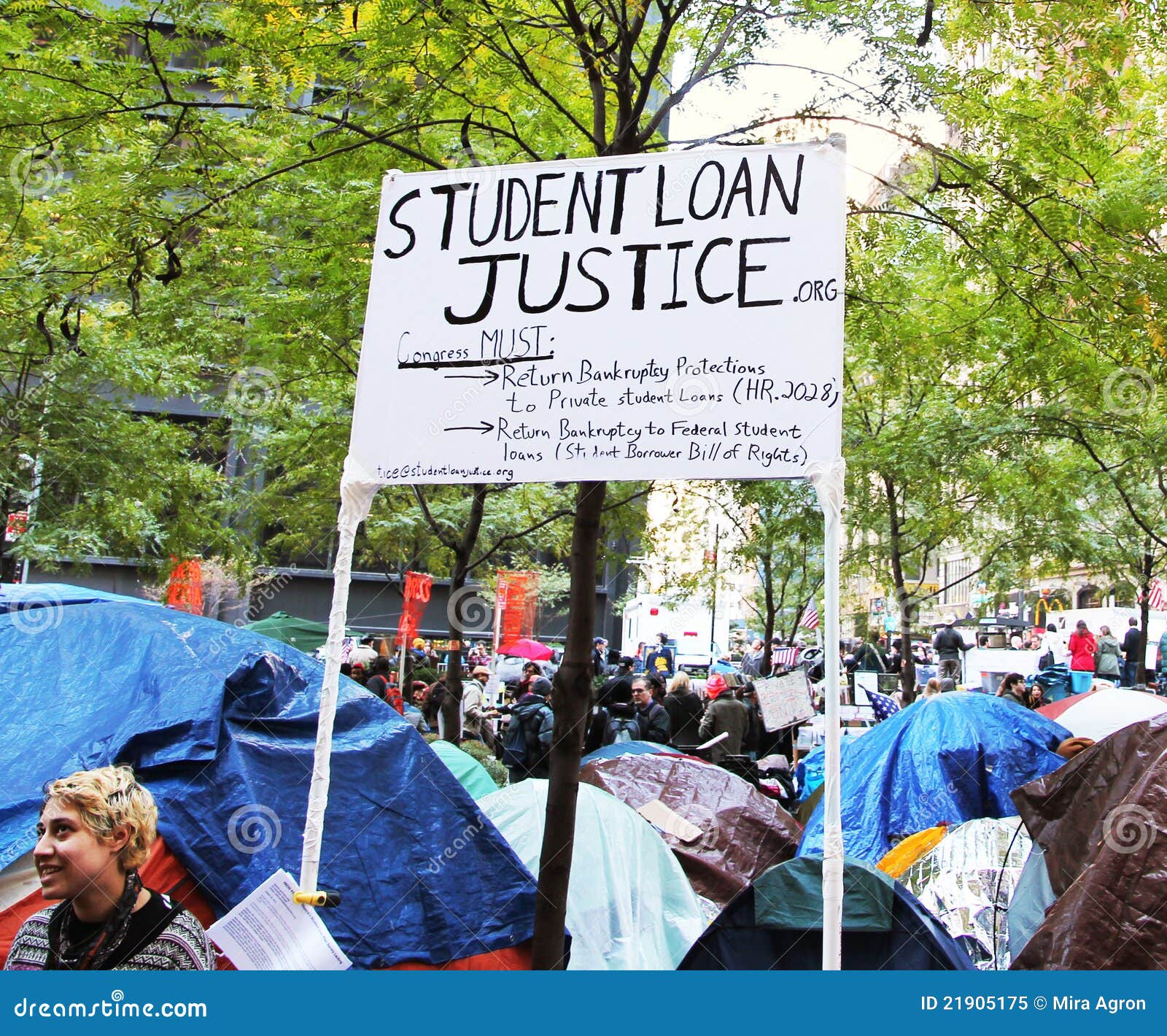 Occupy Wall Street Protest editorial image. Image of freedom - 21905175