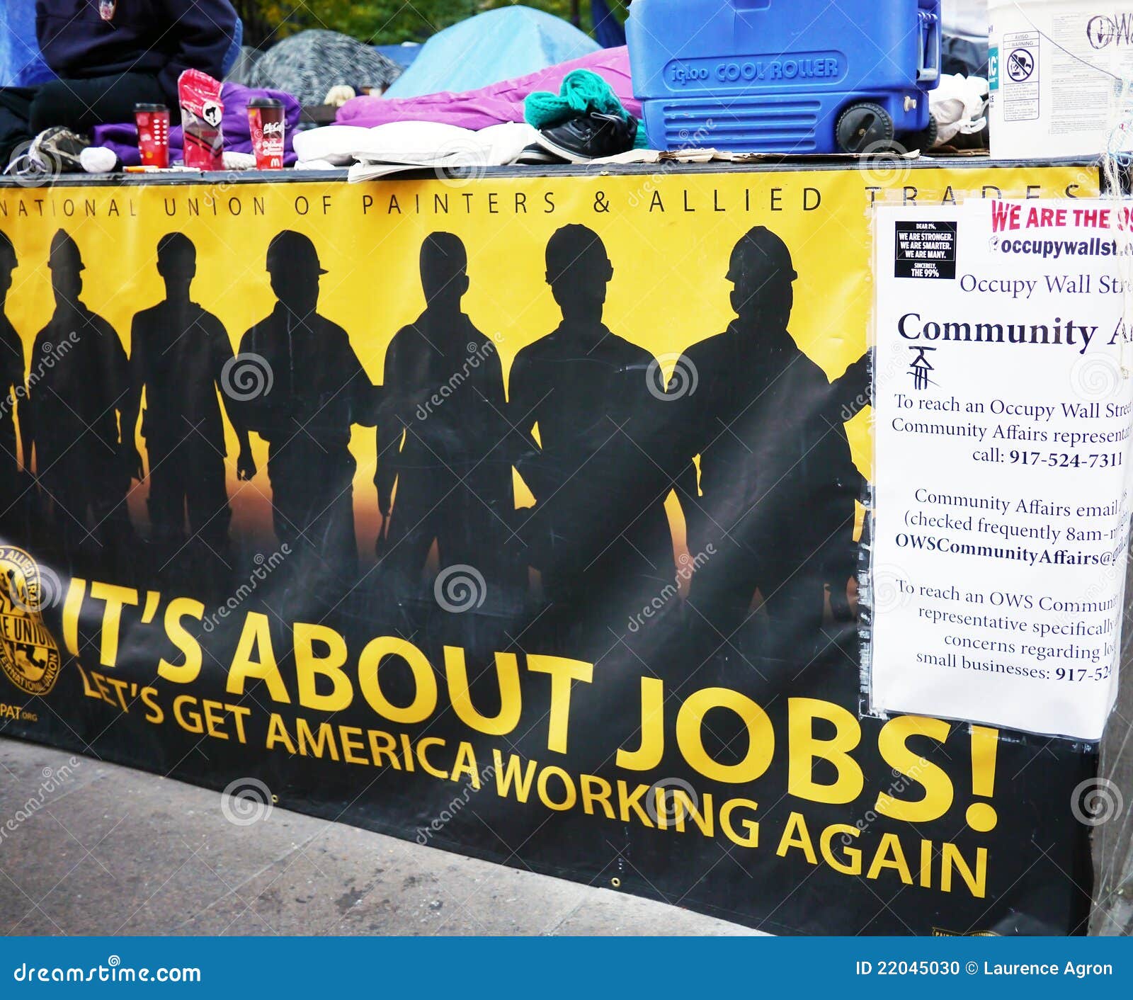 Occupy Wall Street Protest editorial image. Image of protest - 22045030