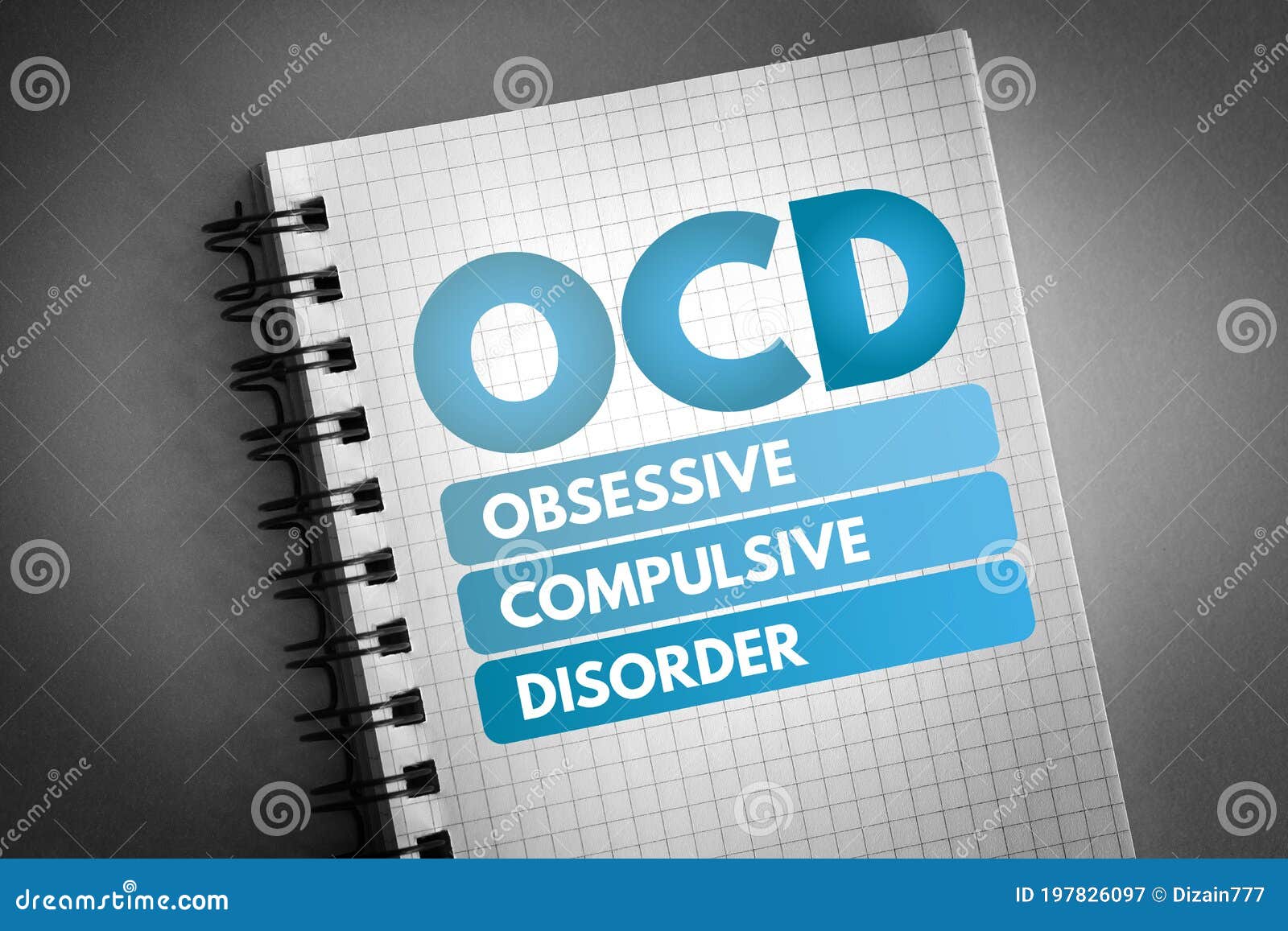OCD - Obsessive Compulsive Disorder Acronym Stock Illustration ...