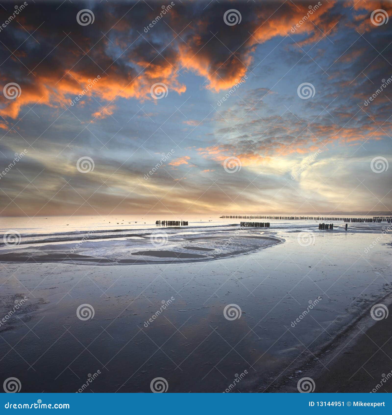 Ocean stock image. Image of water, overcast, horizon - 13144951