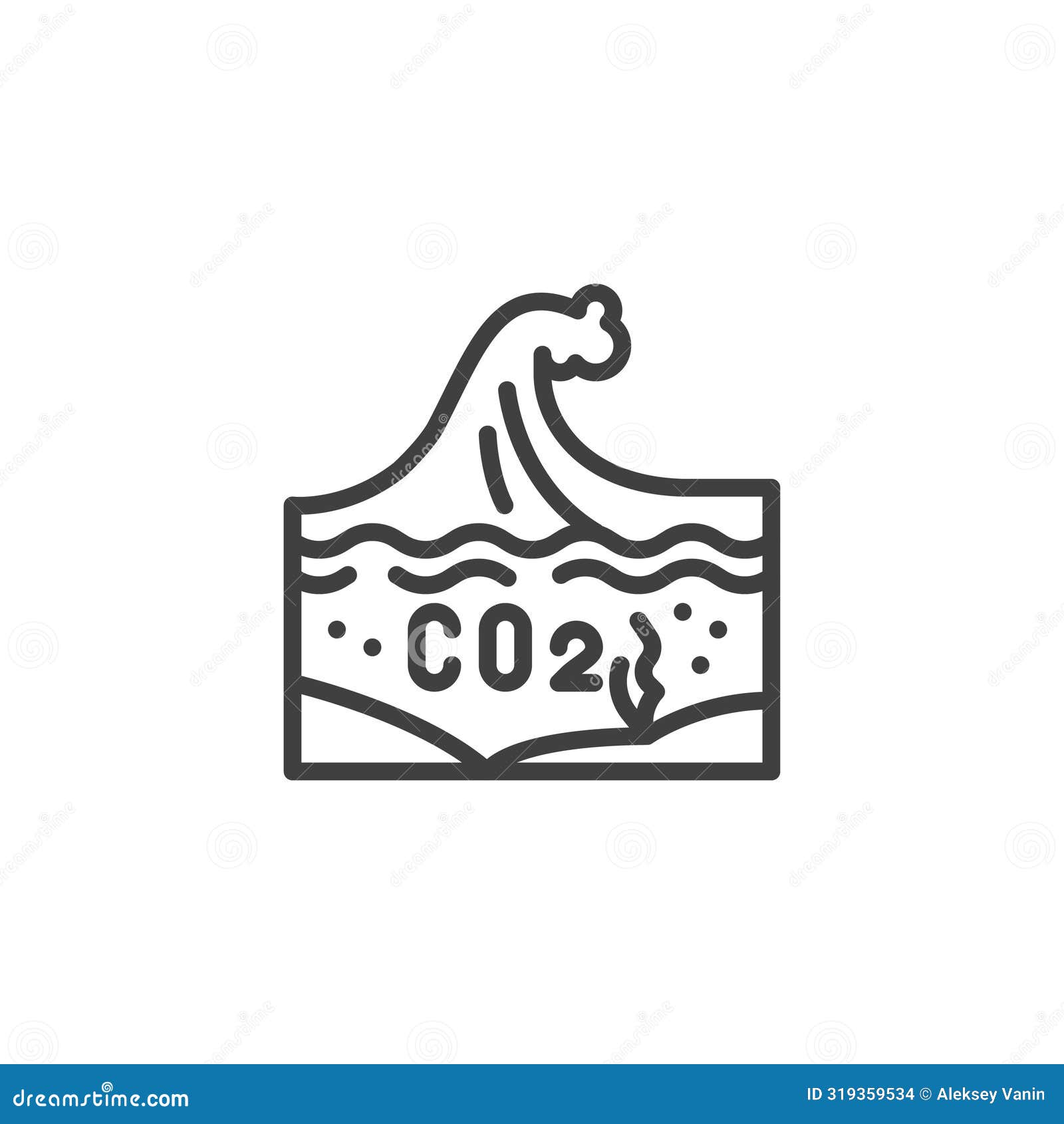 Ocean Acidification With Bleached Coral And Marine Life Decline Royalty ... Ocean Acidification With Bleached Coral And Marine Life Decline Royalty ...