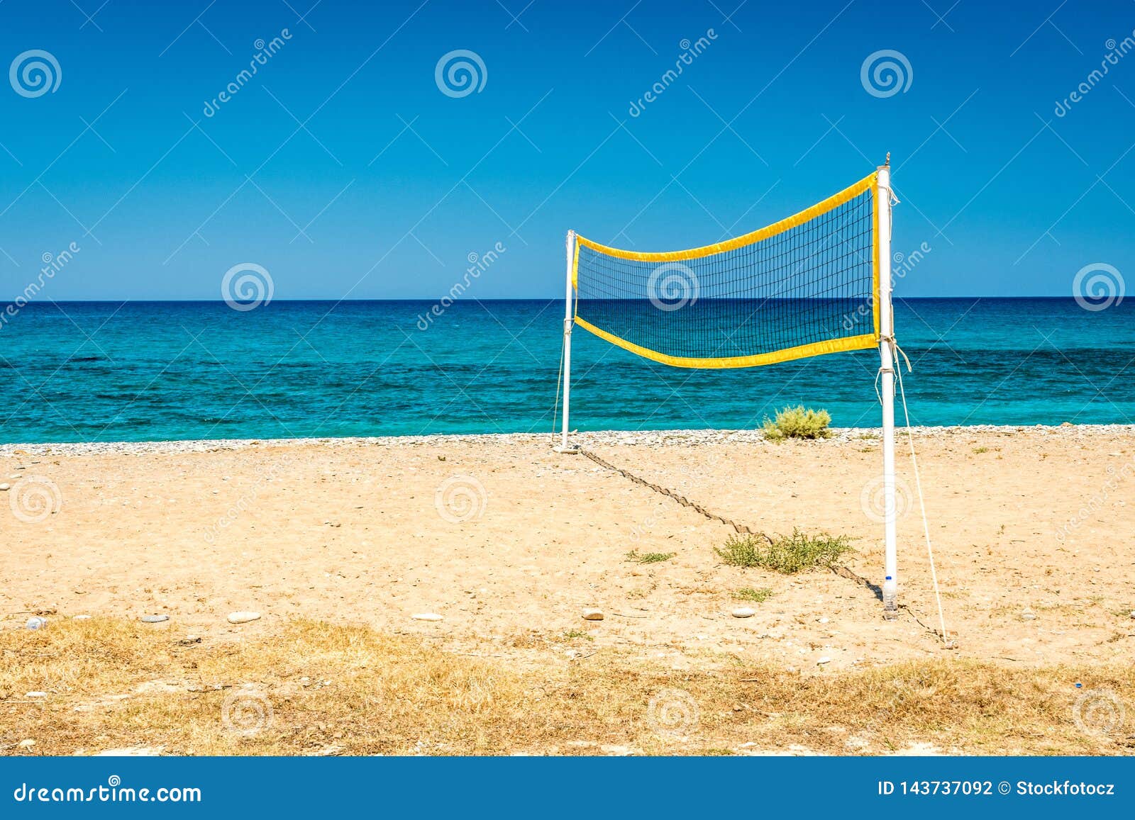 Ocean beach on the Crete stock photo. Image of island - 143737092
