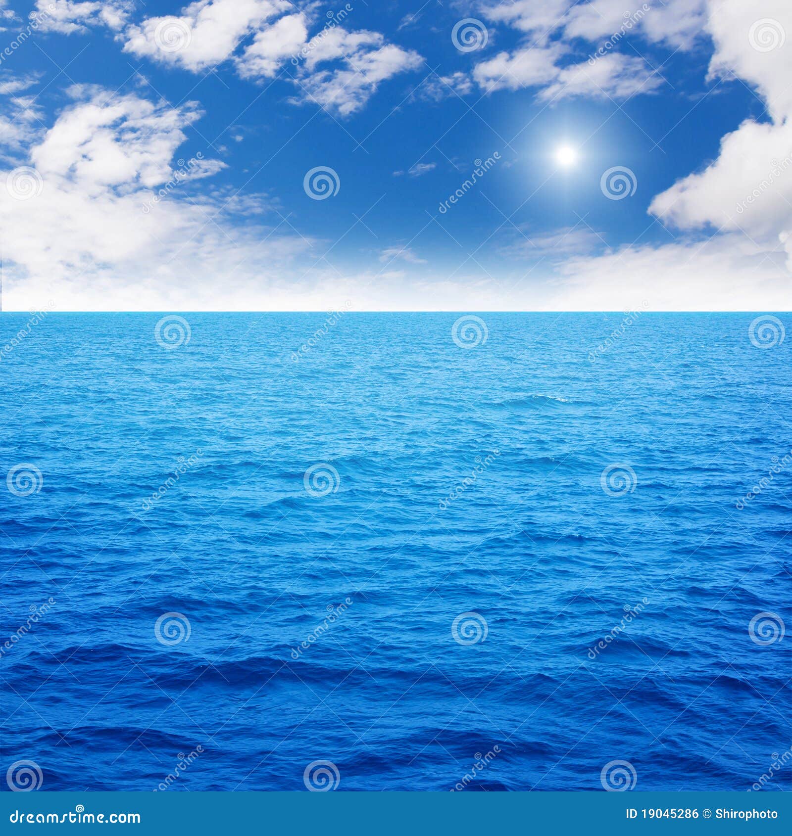 Ocean blue stock photo. Image of perfect, rippled, color - 19045286