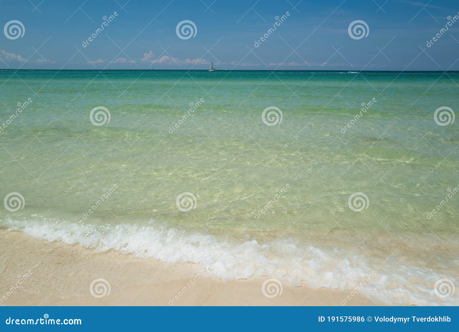 Ocean Blue Background. Banner or Wallpaper for Blue Sea Design, Ocean ...