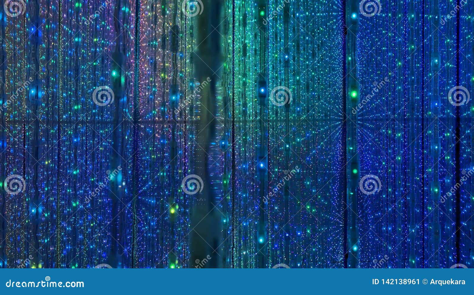 Ocean Blue Background of Dots Light Stock Illustration - Illustration ...