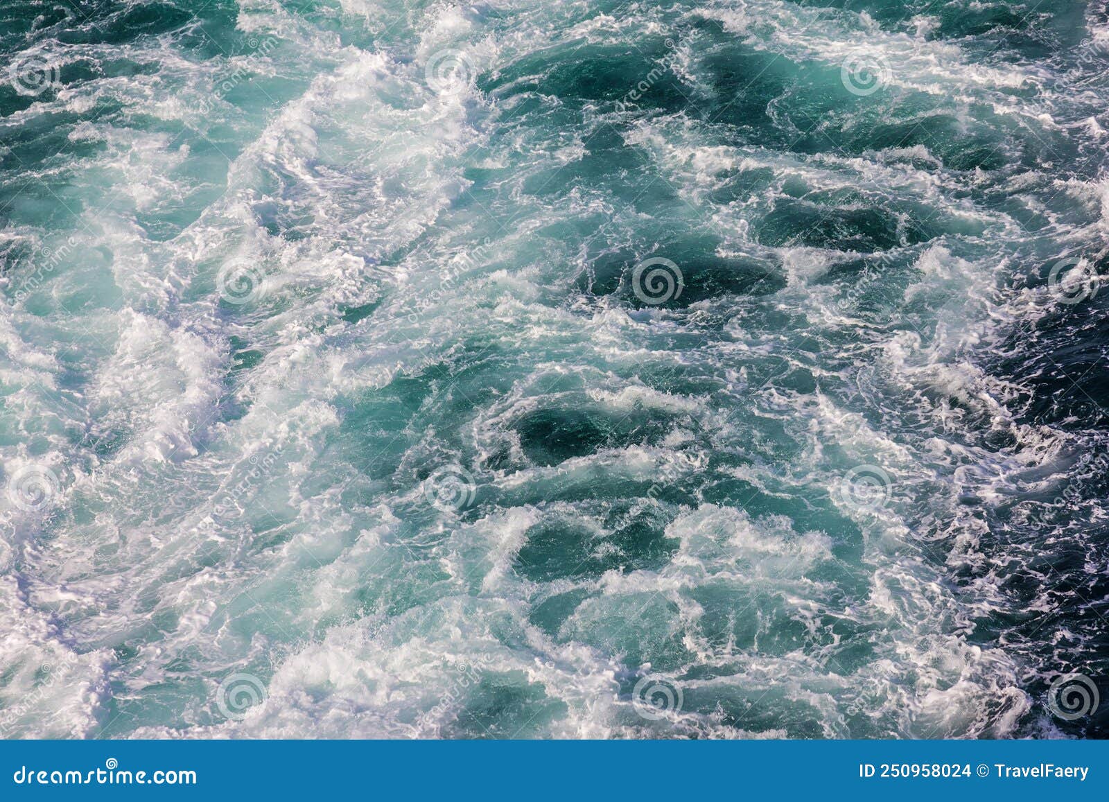 Ocean Blue Fresh Water Waves Stock Photo - Image of clear, foam: 250958024