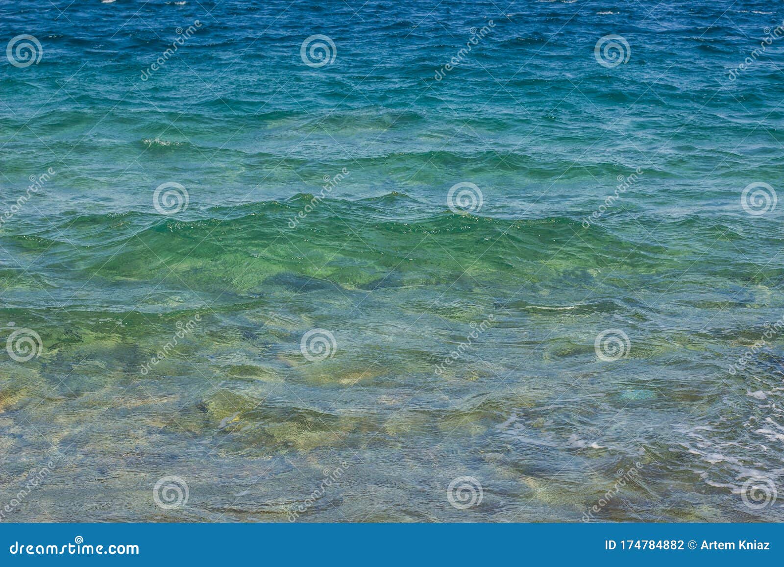 Ocean Blue Water Wavy Natural Surface Simple Background Stock Photo ...