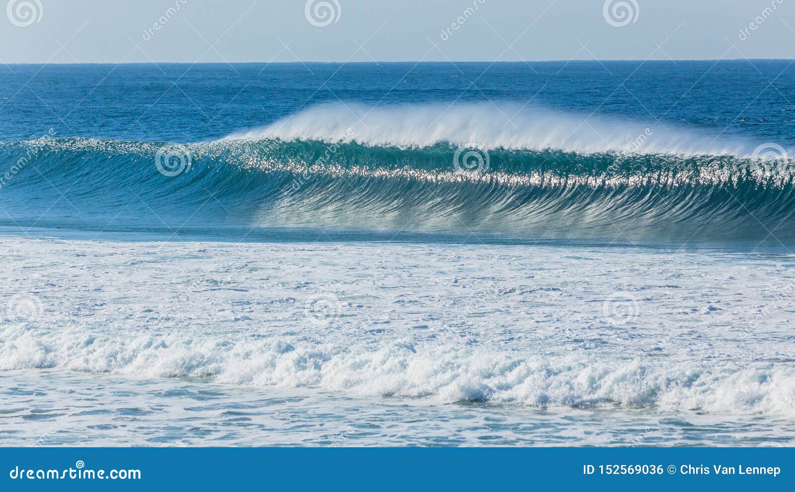 Ocean Blue Wave Wall Spray Wind Spray Stock Photo - Image of wind ...